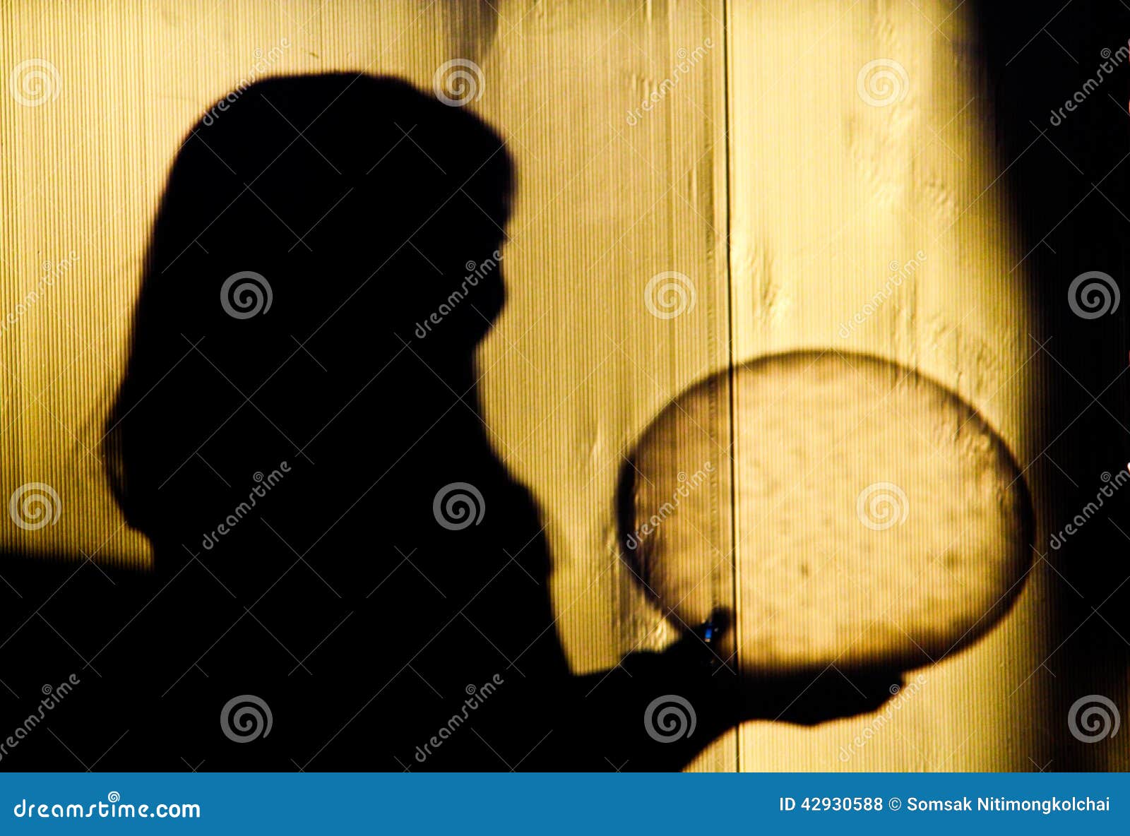 Shadows of Children Holding a Ball. Stock Photo - Image of conceptual ...