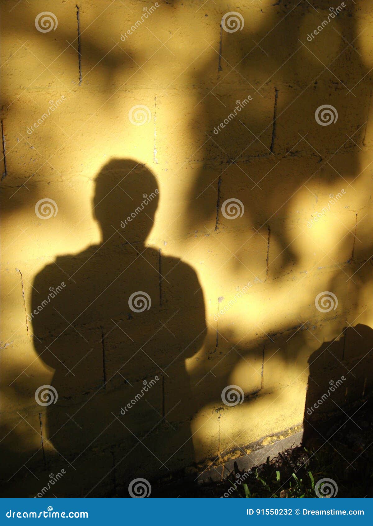 Shadows and contemplation stock photo. Image of environment - 91550232