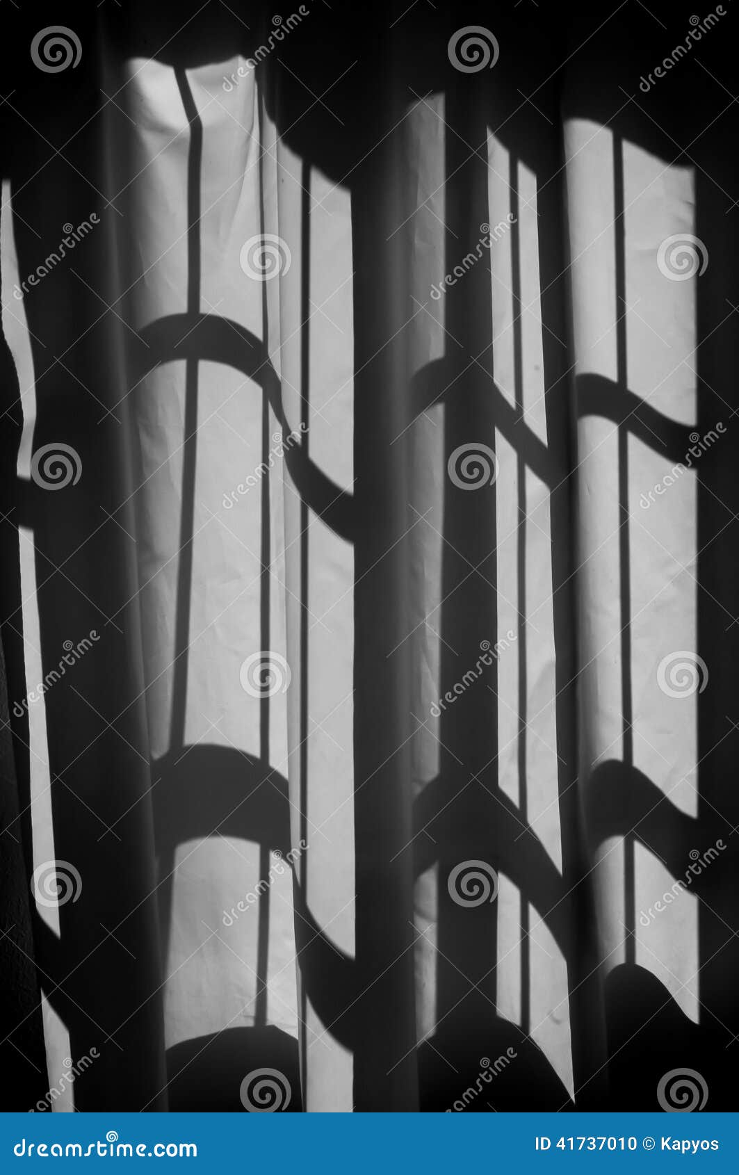Shadows on curtains stock photo. Image of lighting, dark - 41737010