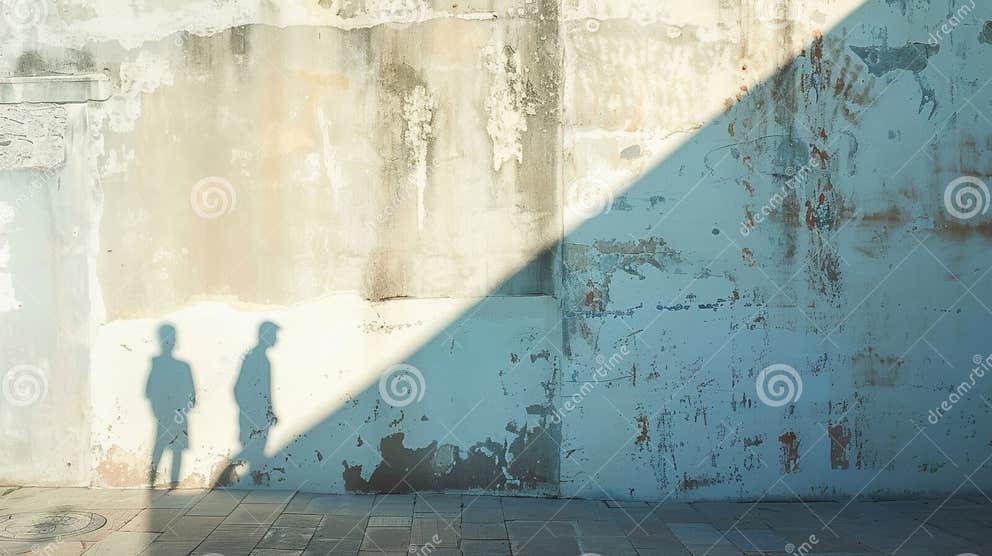 Shadows Dancing on the Walls of the Rooftop Creating a Unique and ...