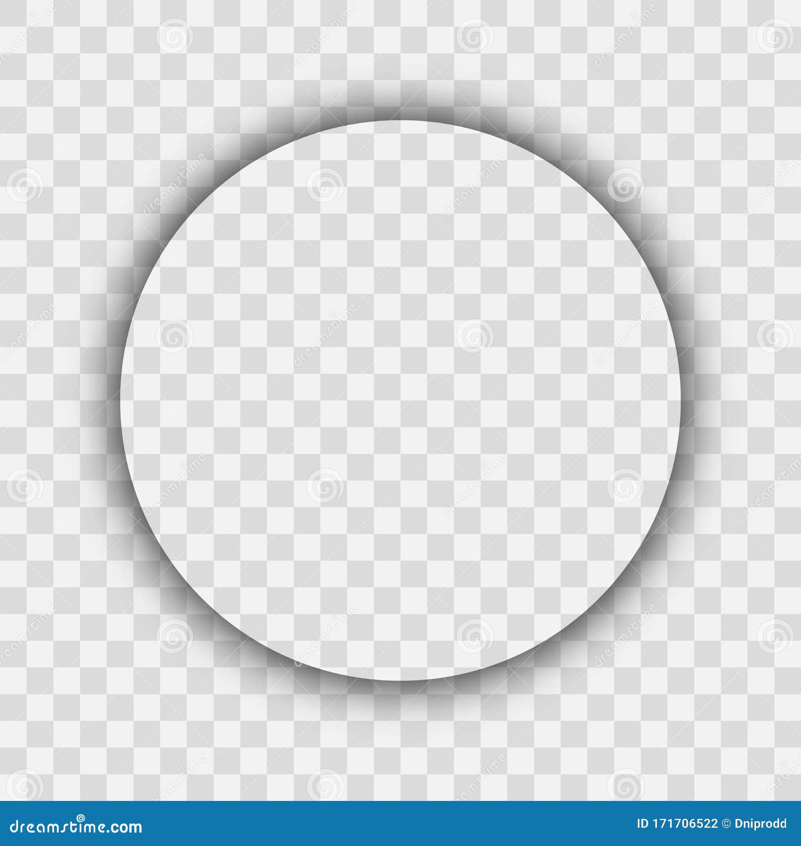 Dark Transparent Realistic Shadow Stock Vector - Illustration of circle ...