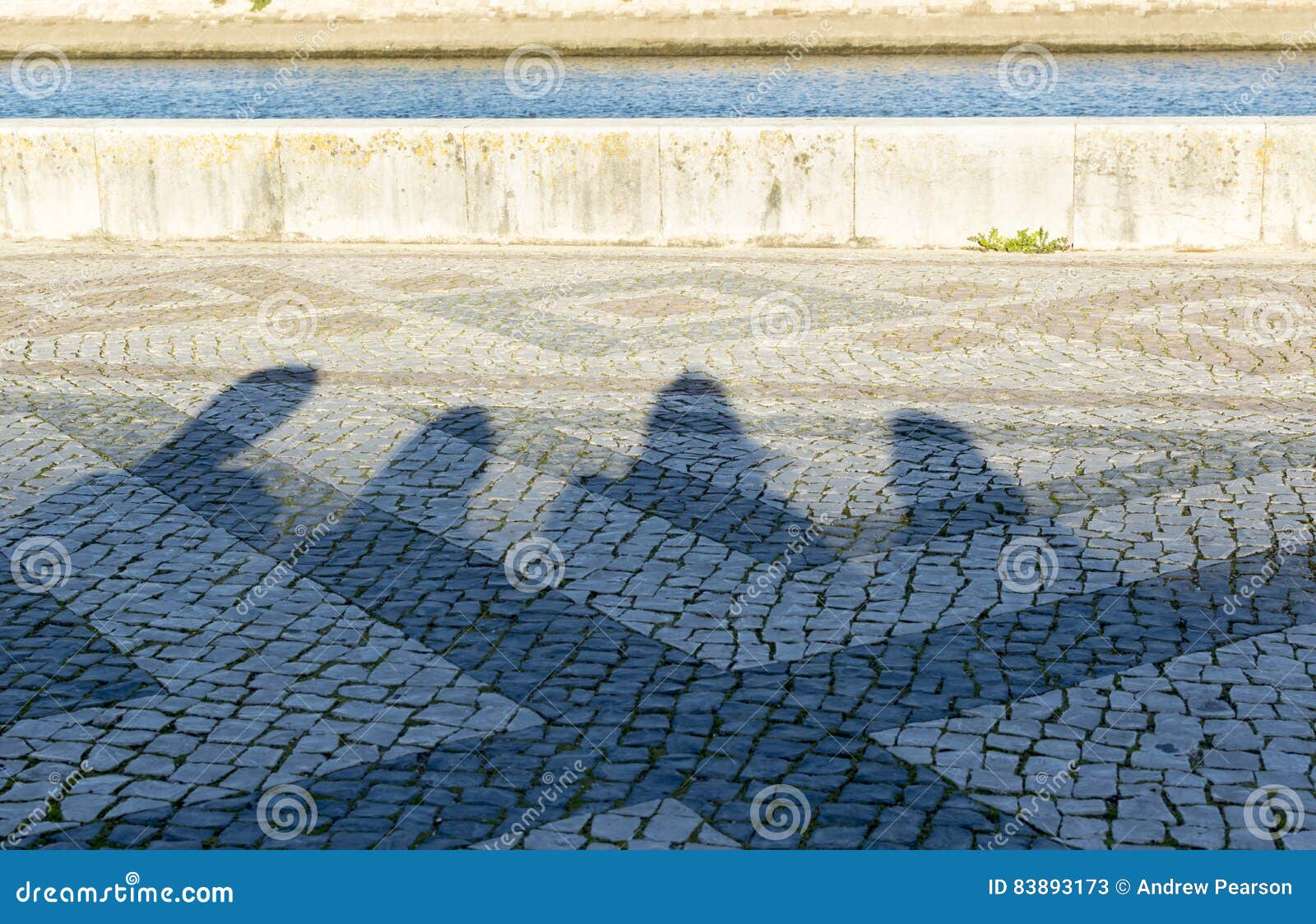 Shadows stock image. Image of pavement, outdoors, silhouettes - 83893173