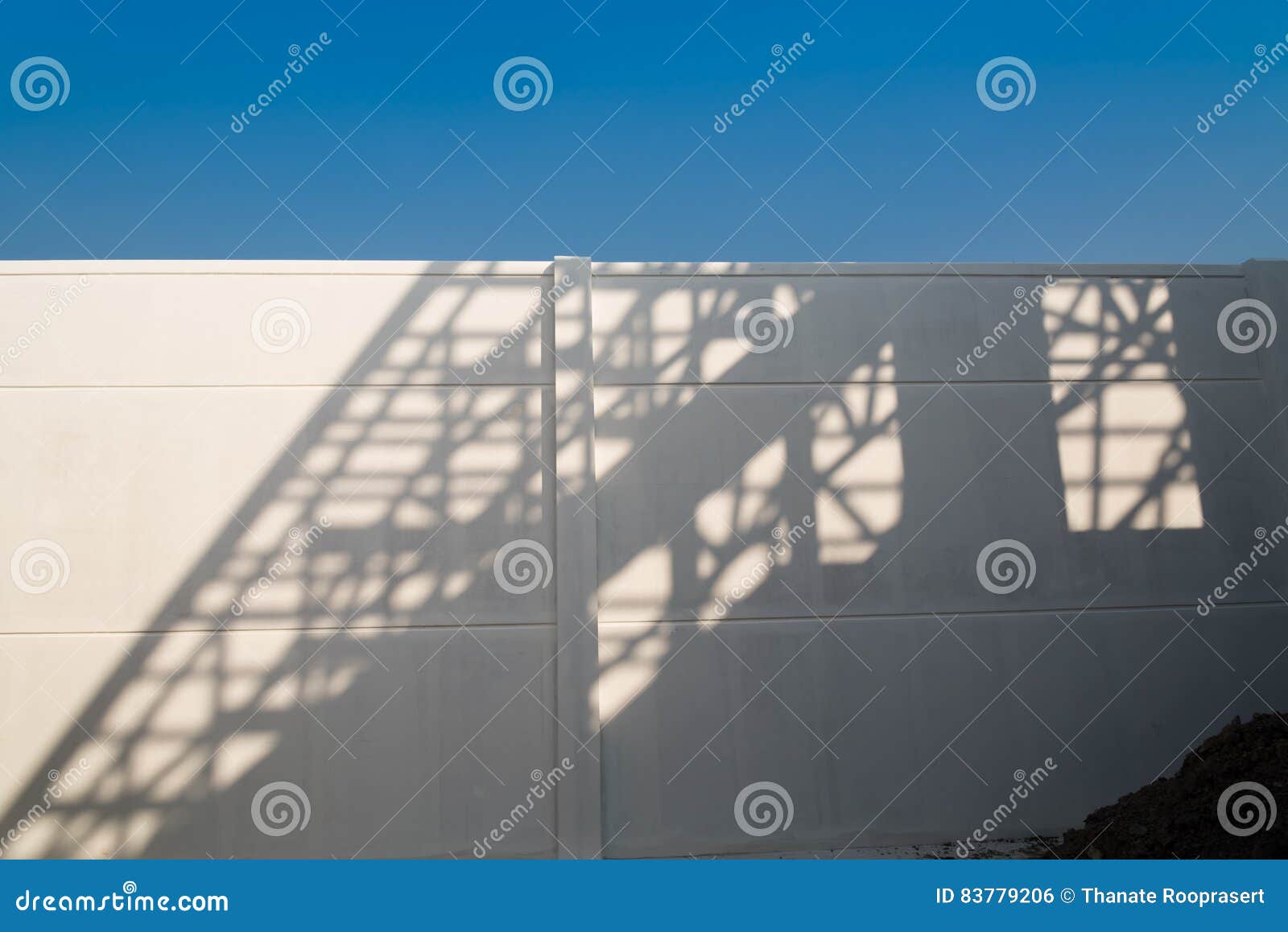 Shadows of House Roof Beam. Stock Photo - Image of wall, detail: 83779206