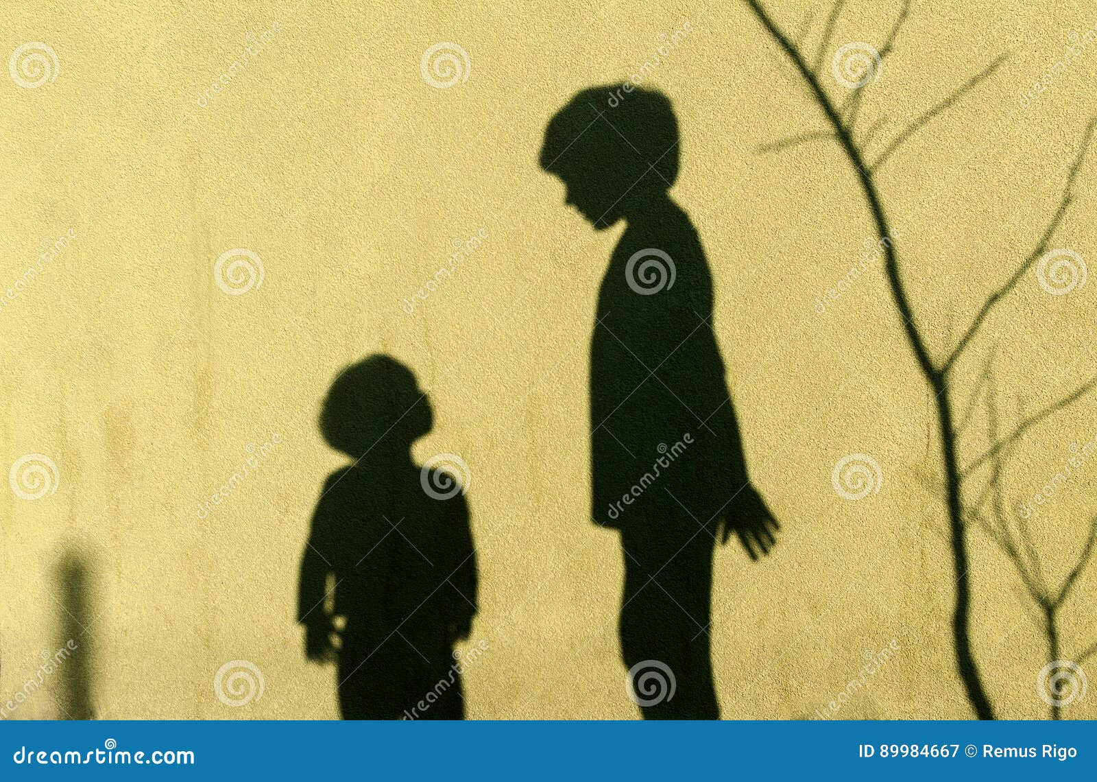 Shadows of kids stock image. Image of family, background - 89984667