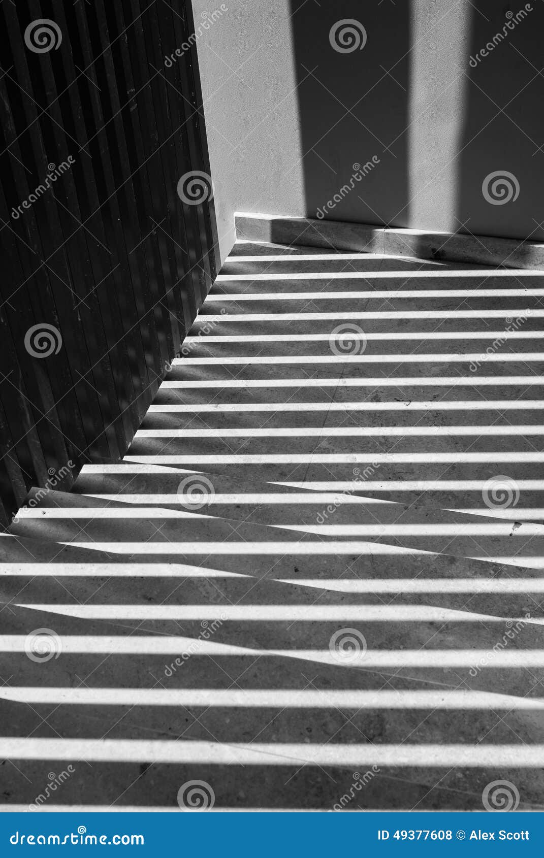 Shadows and Light in a Stairwell Stock Photo - Image of stairs, light ...
