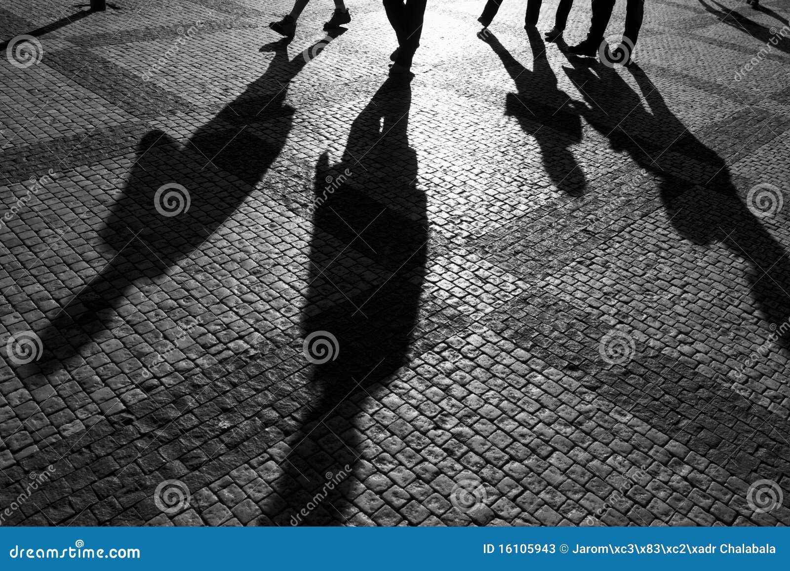 Shadows of people stock image. Image of enigmatic, action - 16105943