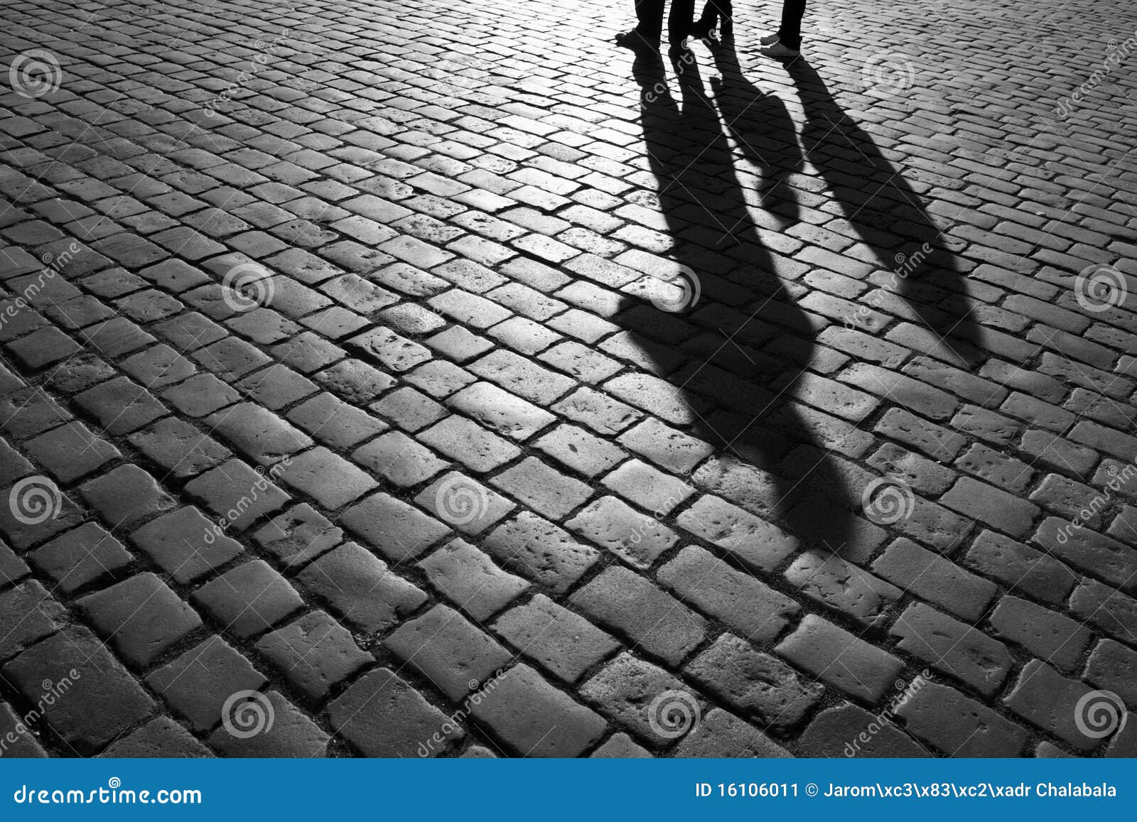 Shadows of people stock image. Image of child, action - 16106011