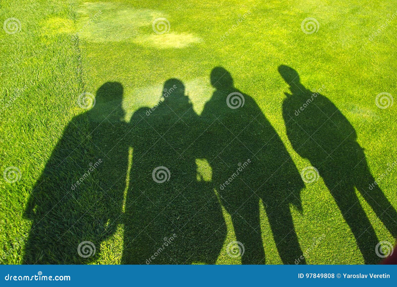 Shadows Of People Walking In The City Stock Photography | CartoonDealer ...