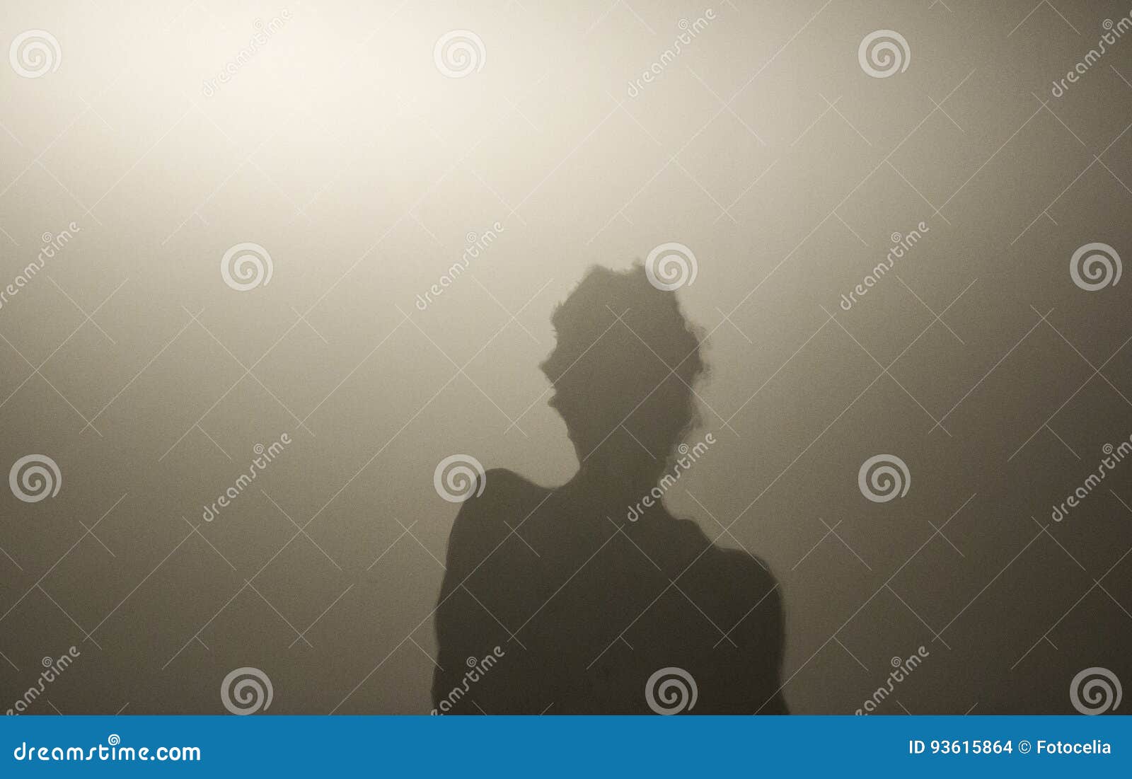 Shadows of person on wall stock photo. Image of portrait - 93615864