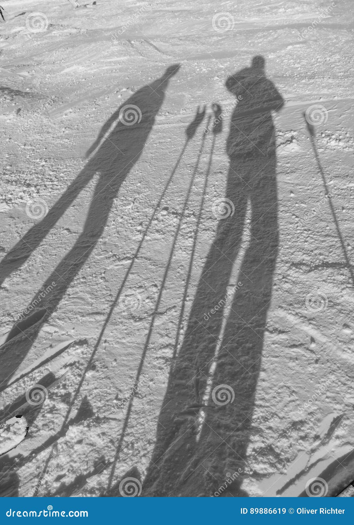 Shadows in the Snow stock image. Image of chairlift, blue - 89886619