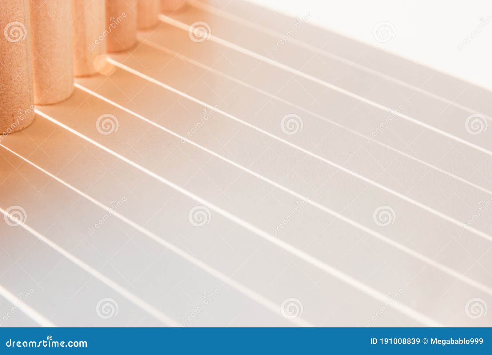 Shadows of Straight Lines that Make an Geometry Light on White Surface ...