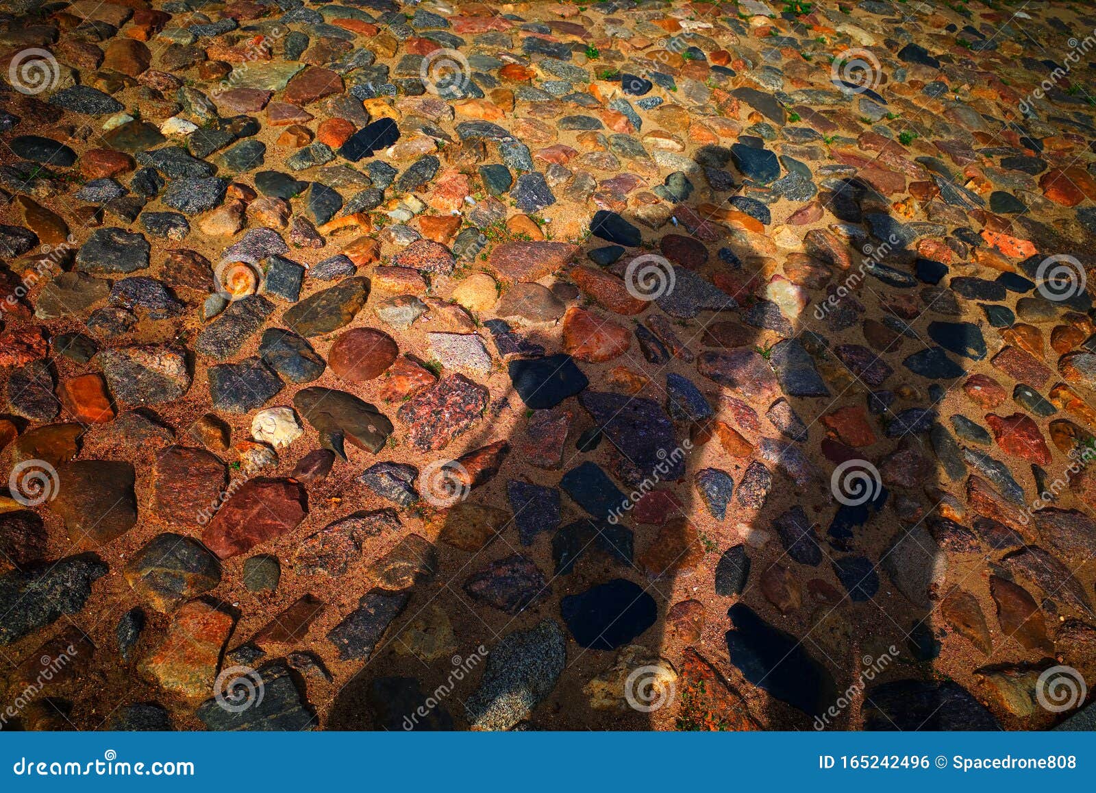 Medieval Pavement Made Of Pebbles,texture Royalty-Free Stock ...