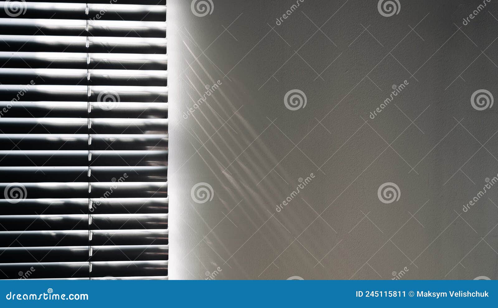 Shadows on Wall. Abstract Light, Black Shadow Overlay from Window on ...