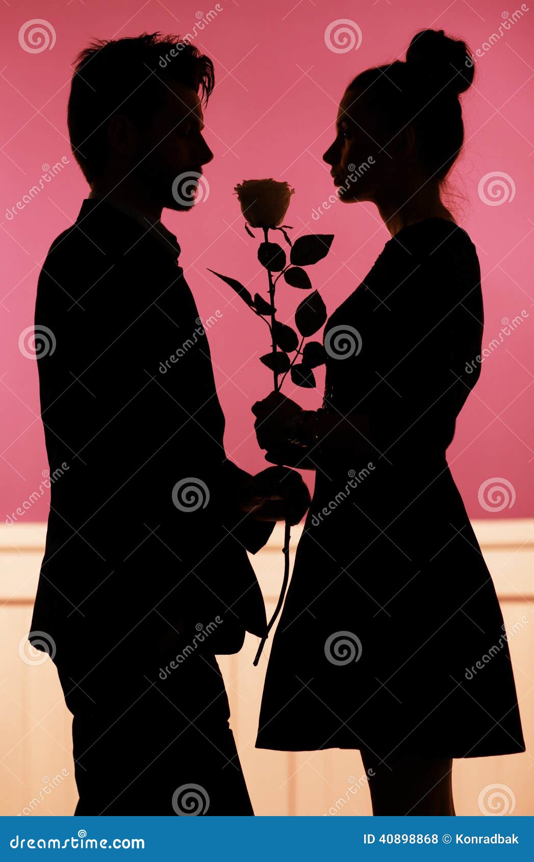 Shadows of the Young Lovers Stock Photo - Image of indoors, dark: 40898868
