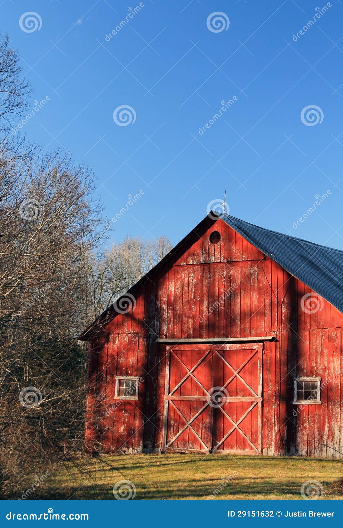 Shadowy Barn stock photo. Image of barn, blue, virginia - 29151632