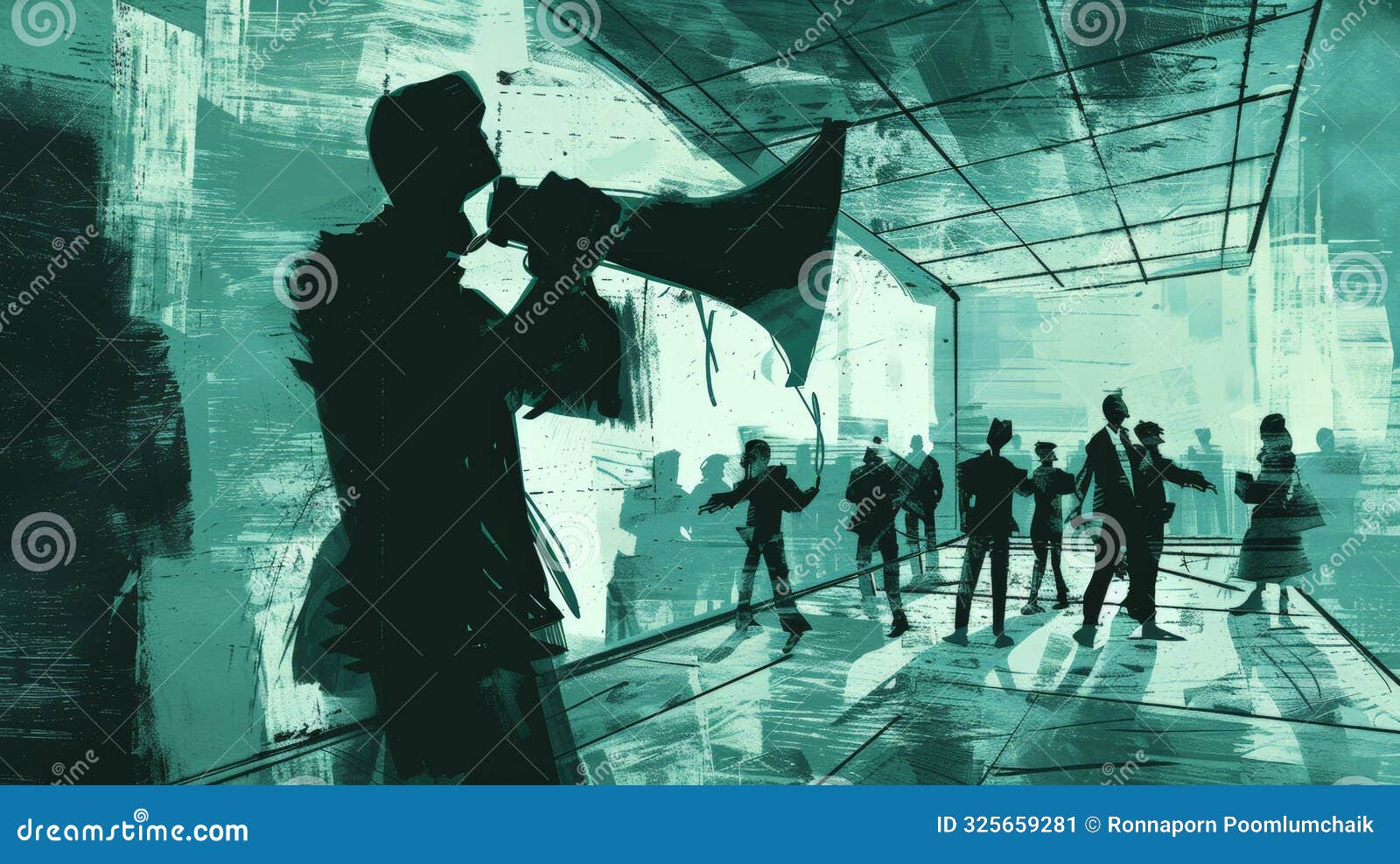 Silhouette Cowering Business Man With Clipping Path Stock Photography ...