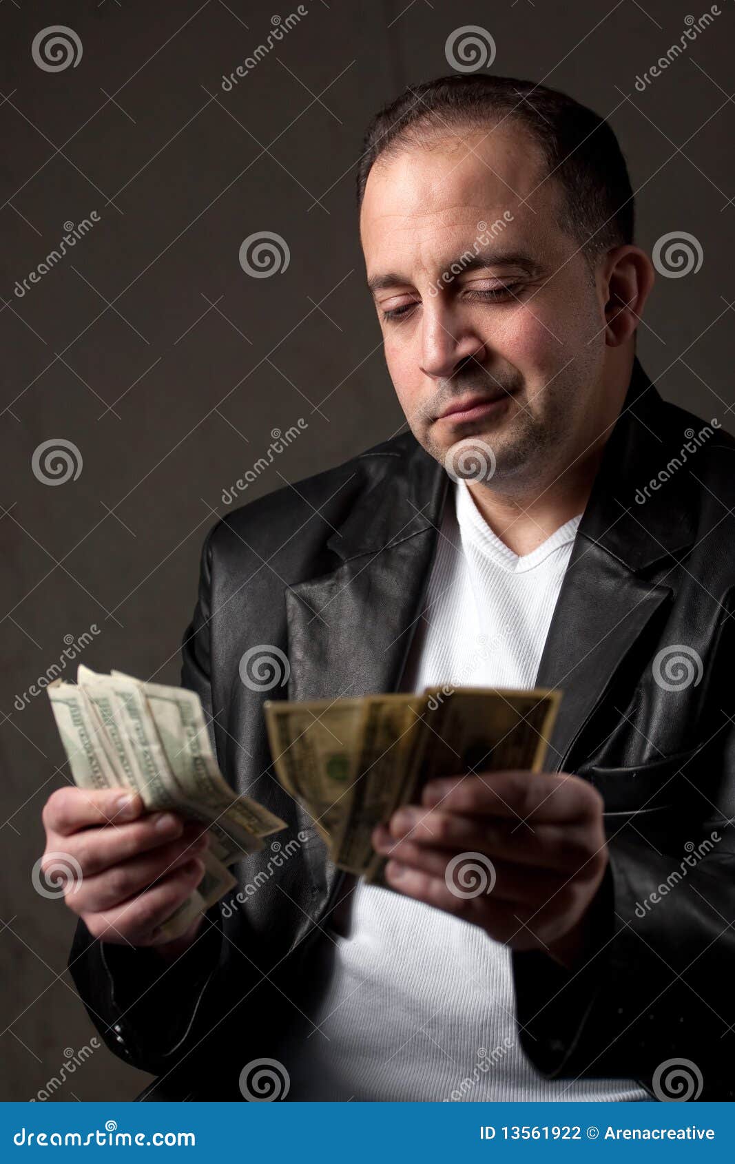 Shady Cash Earnings stock photo. Image of italian, hand - 13561922
