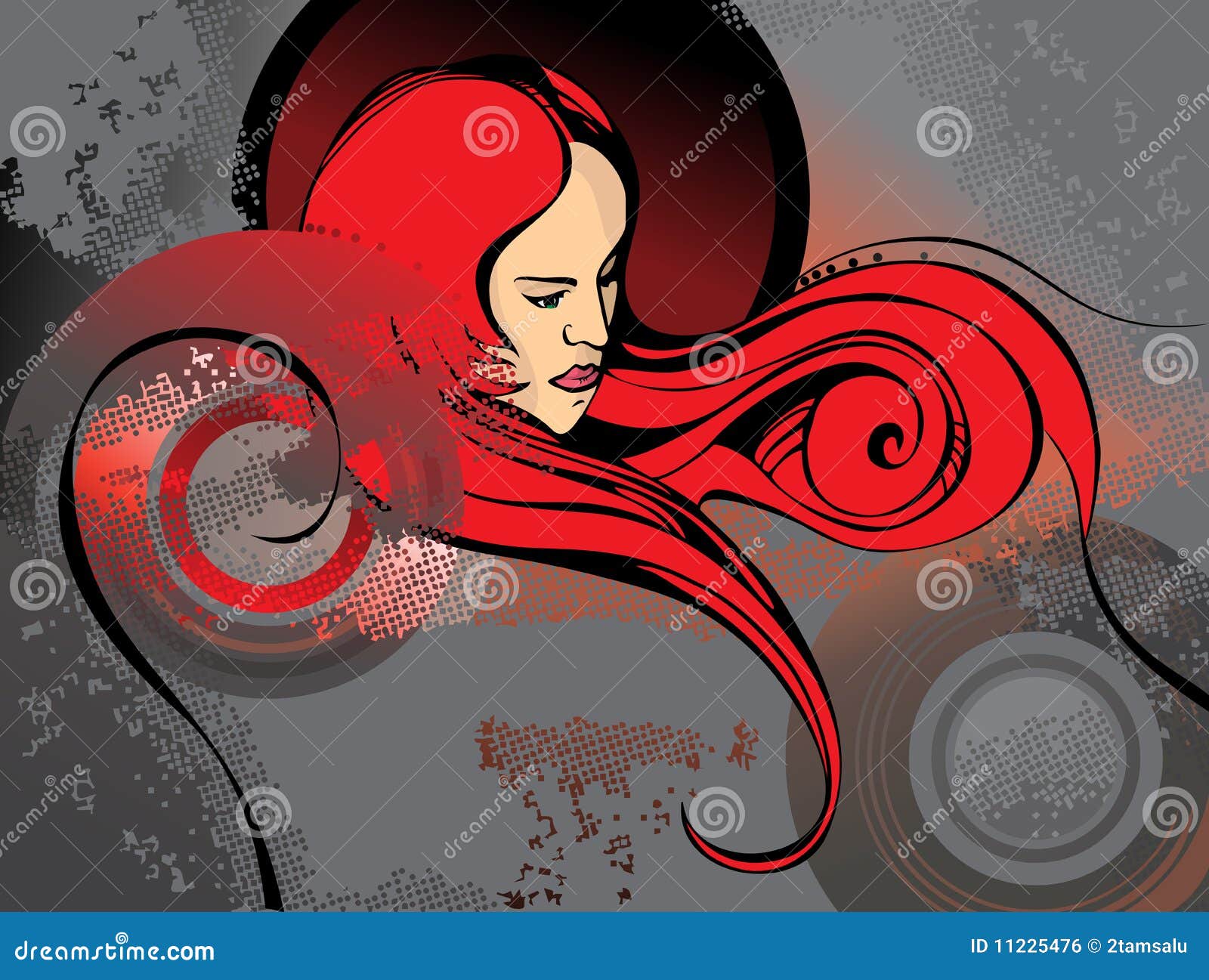 Shady lady stock illustration. Illustration of concert - 11225476