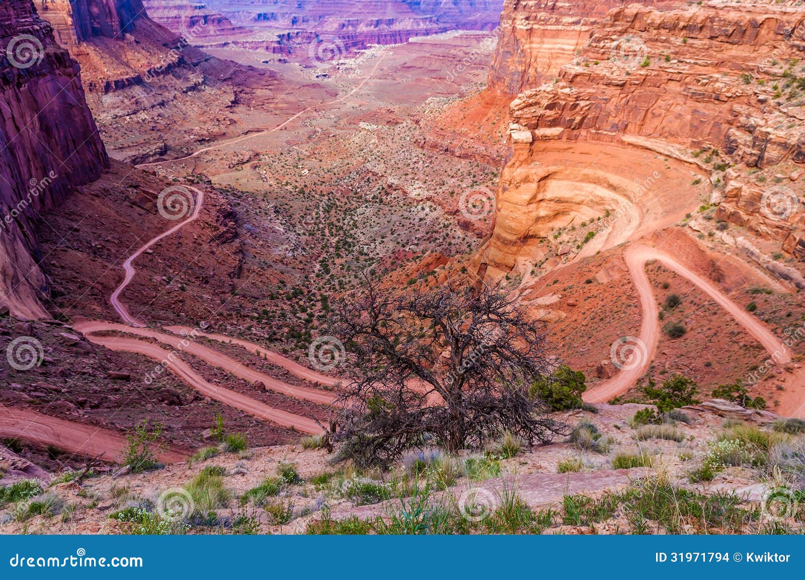 Shafer Switchbacks stock photo. Image of trail, sandstone - 31971794