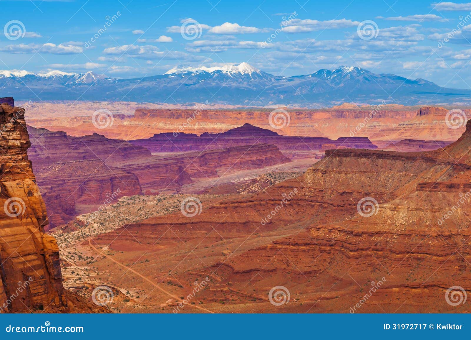 Shafer Switchbacks stock image. Image of canyonlands - 31972717