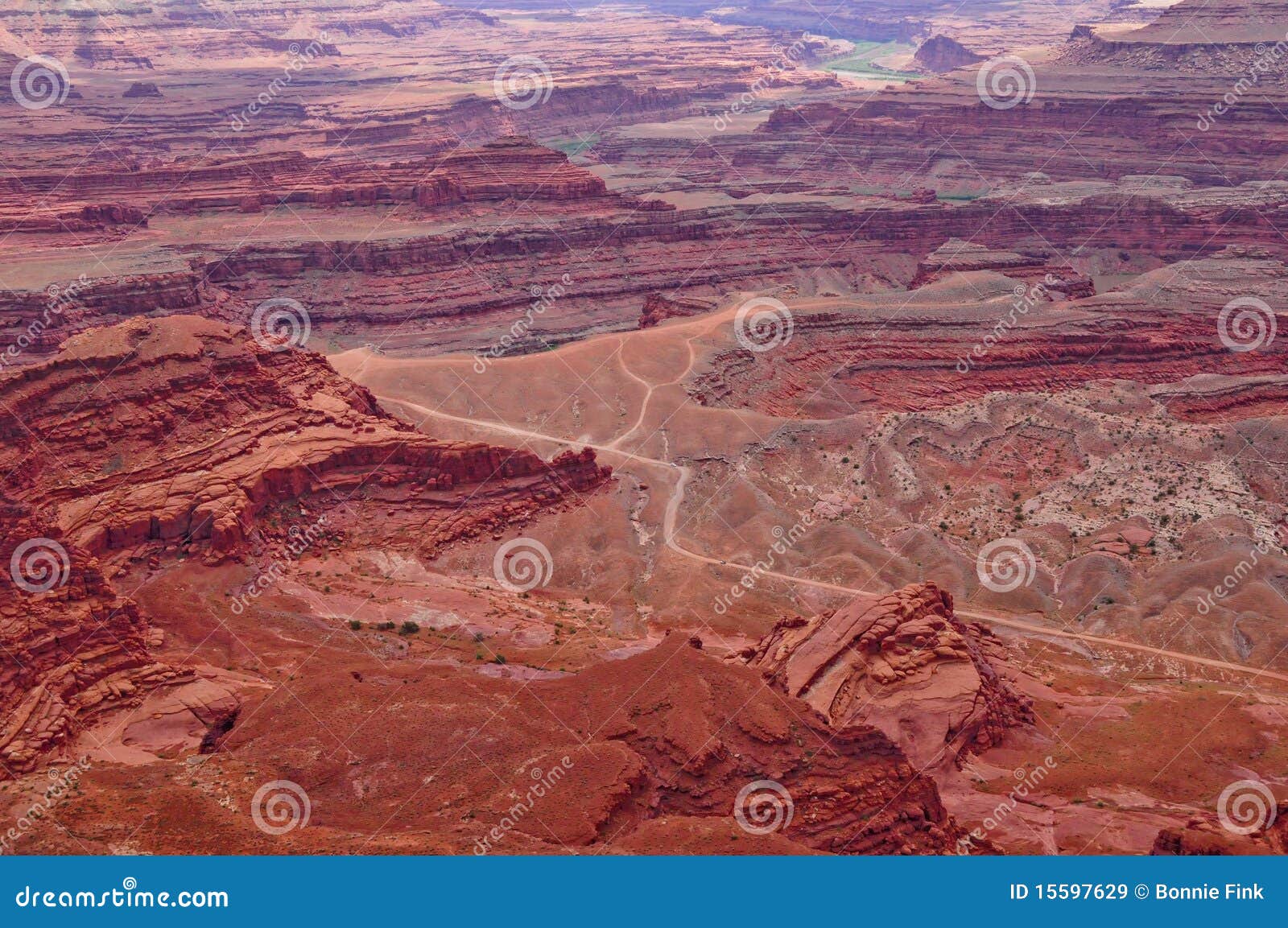 Shafer Trail stock image. Image of trail, scenic, canyonlands - 15597629