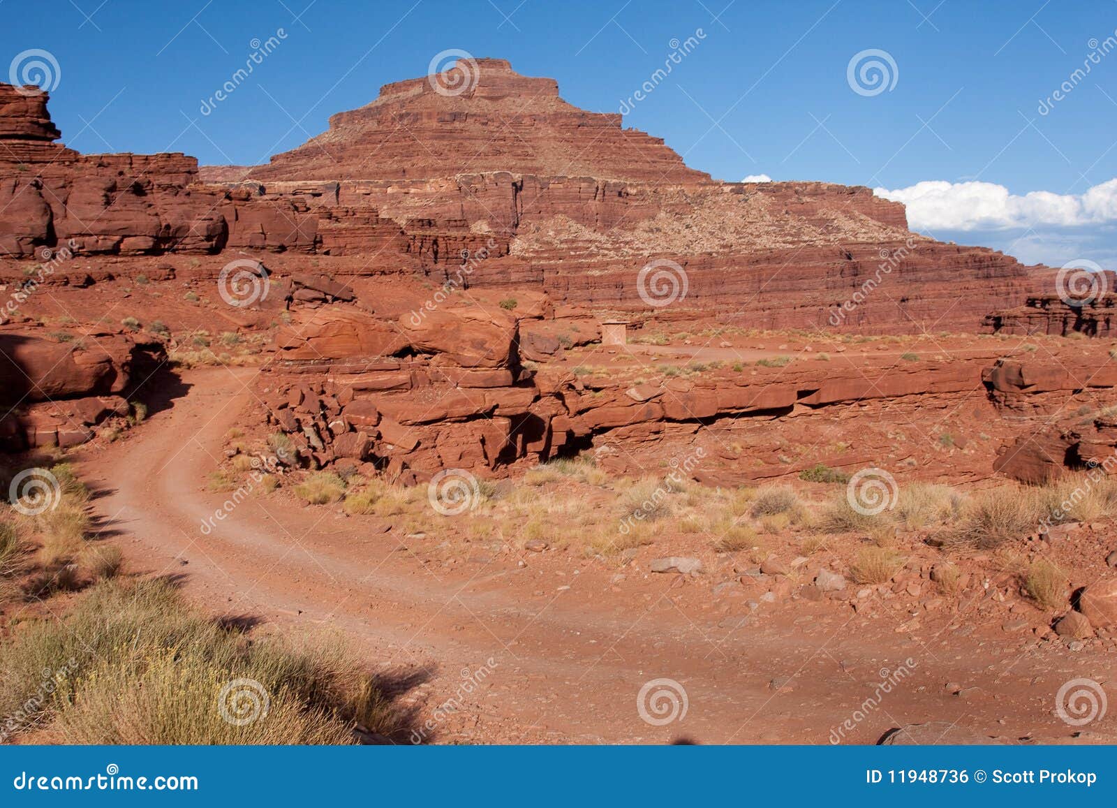 Shafer Trail Road stock photo. Image of dirt, plateau - 11948736