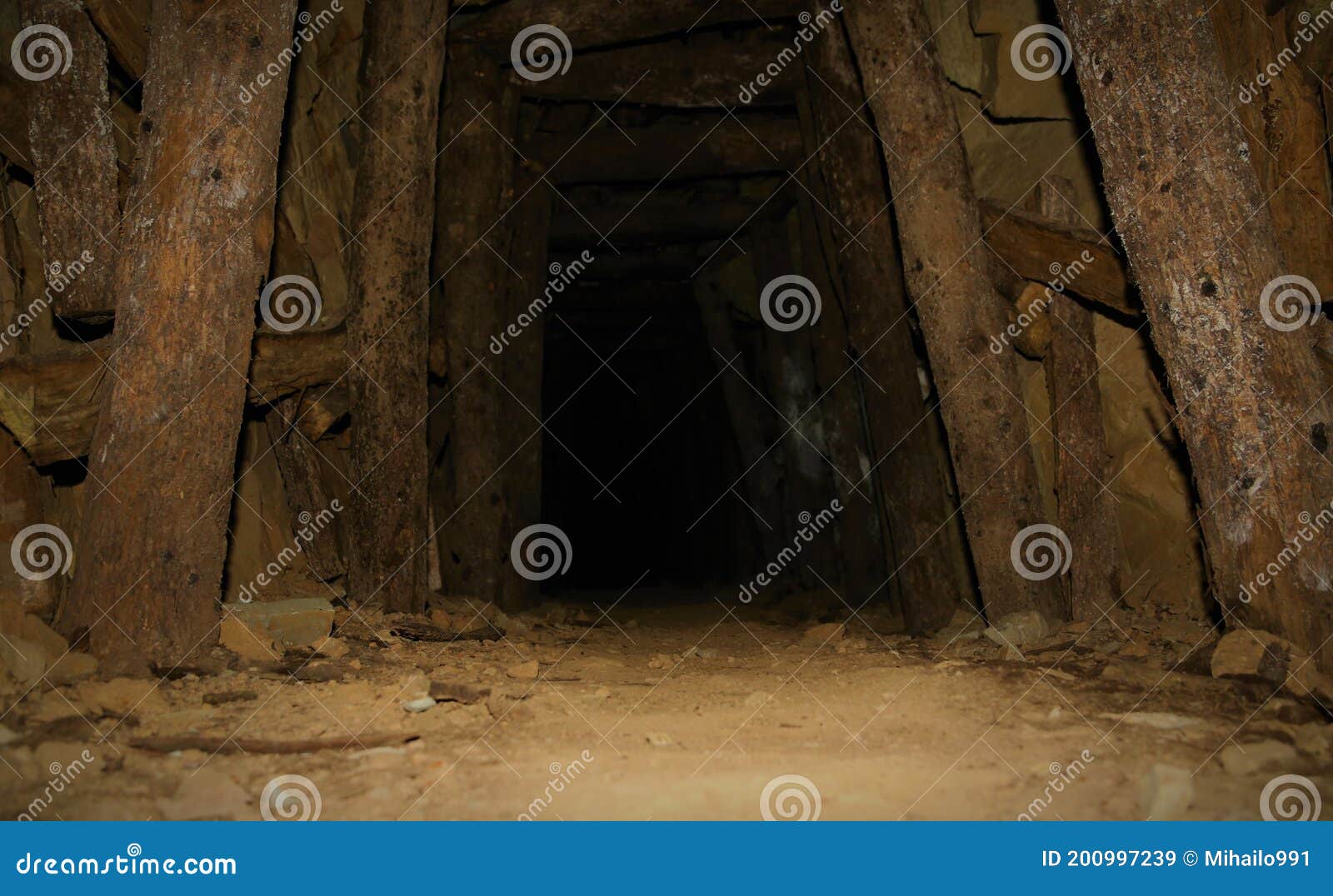 The Shaft of an Abandoned Roman Silver Mine Stock Image - Image of ...