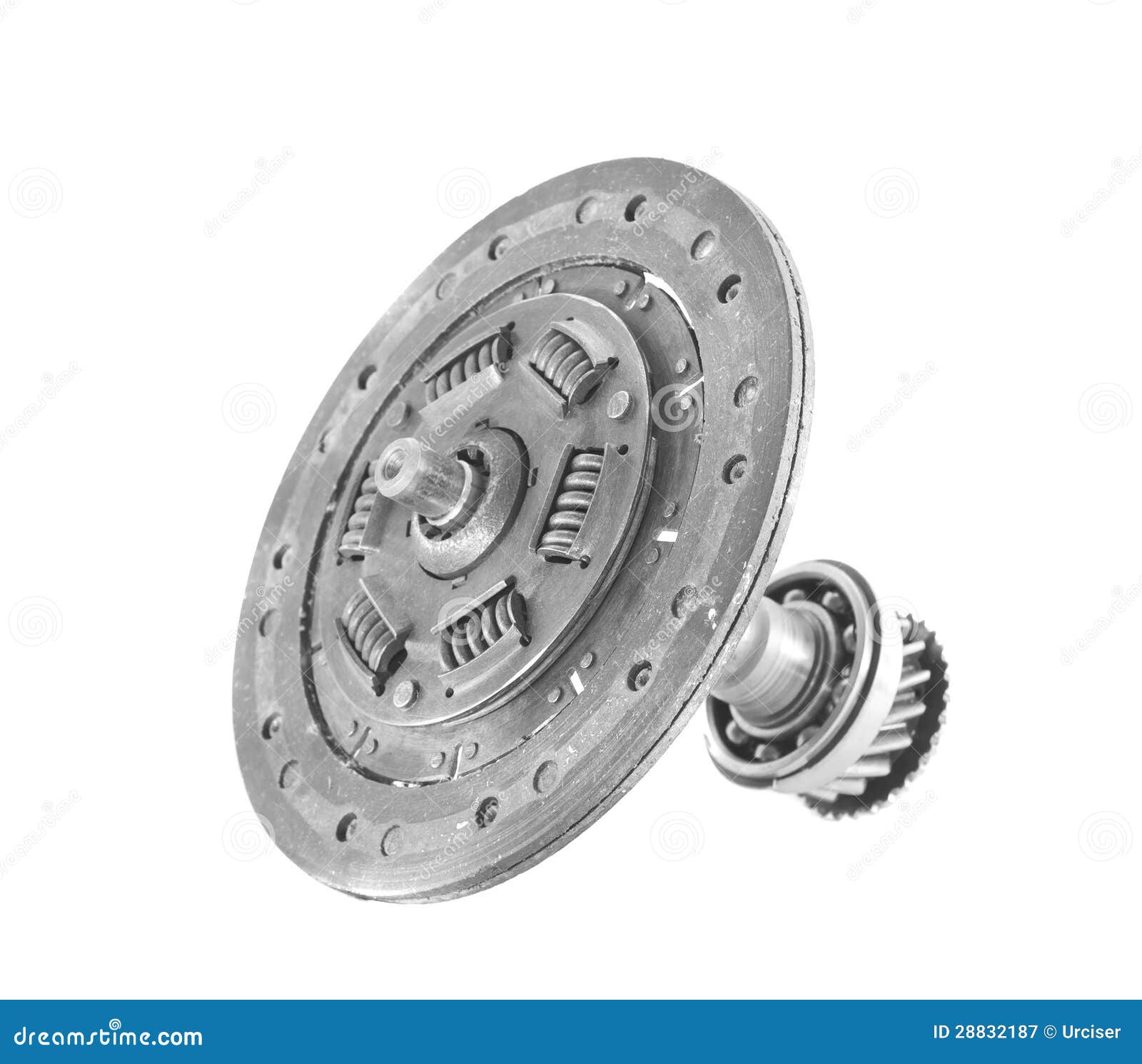 Shaft and disk stock image. Image of auto, background - 28832187