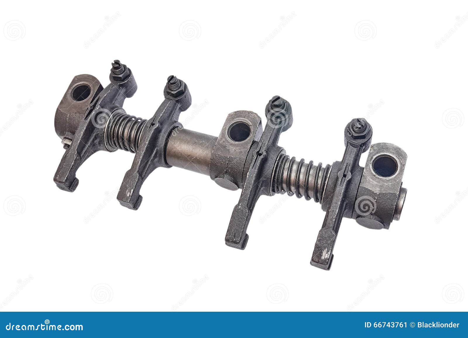 Shaft and Yokes of the Engine Stock Image - Image of parts, isolated ...