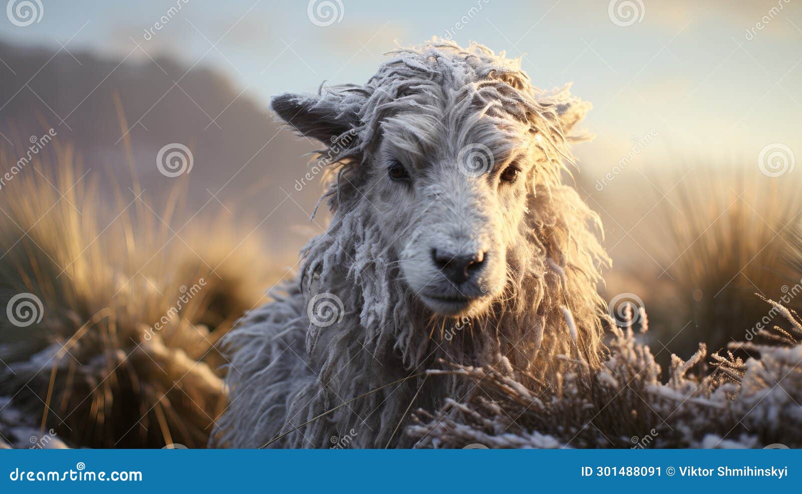 Shaggy Sheep 3d Royalty-Free Stock Photography | CartoonDealer.com #5905193