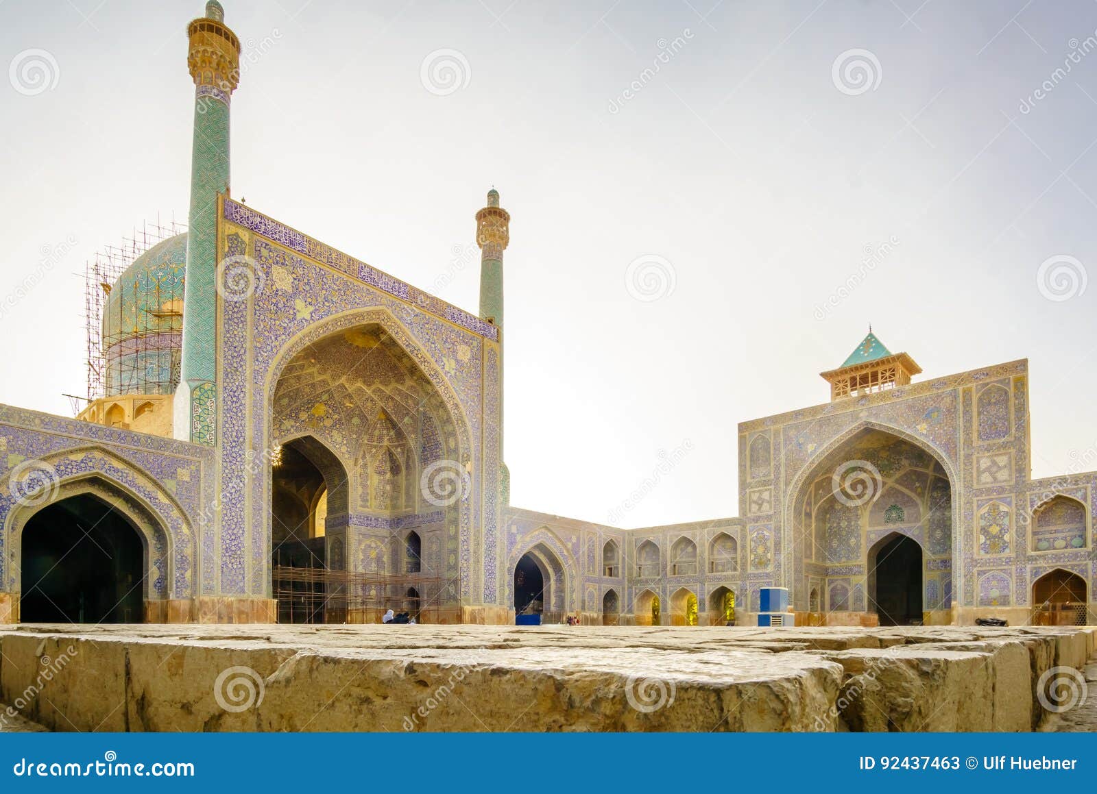 Shah Mosque in Isfahan, Iran Stock Image - Image of esfahan, heritage ...