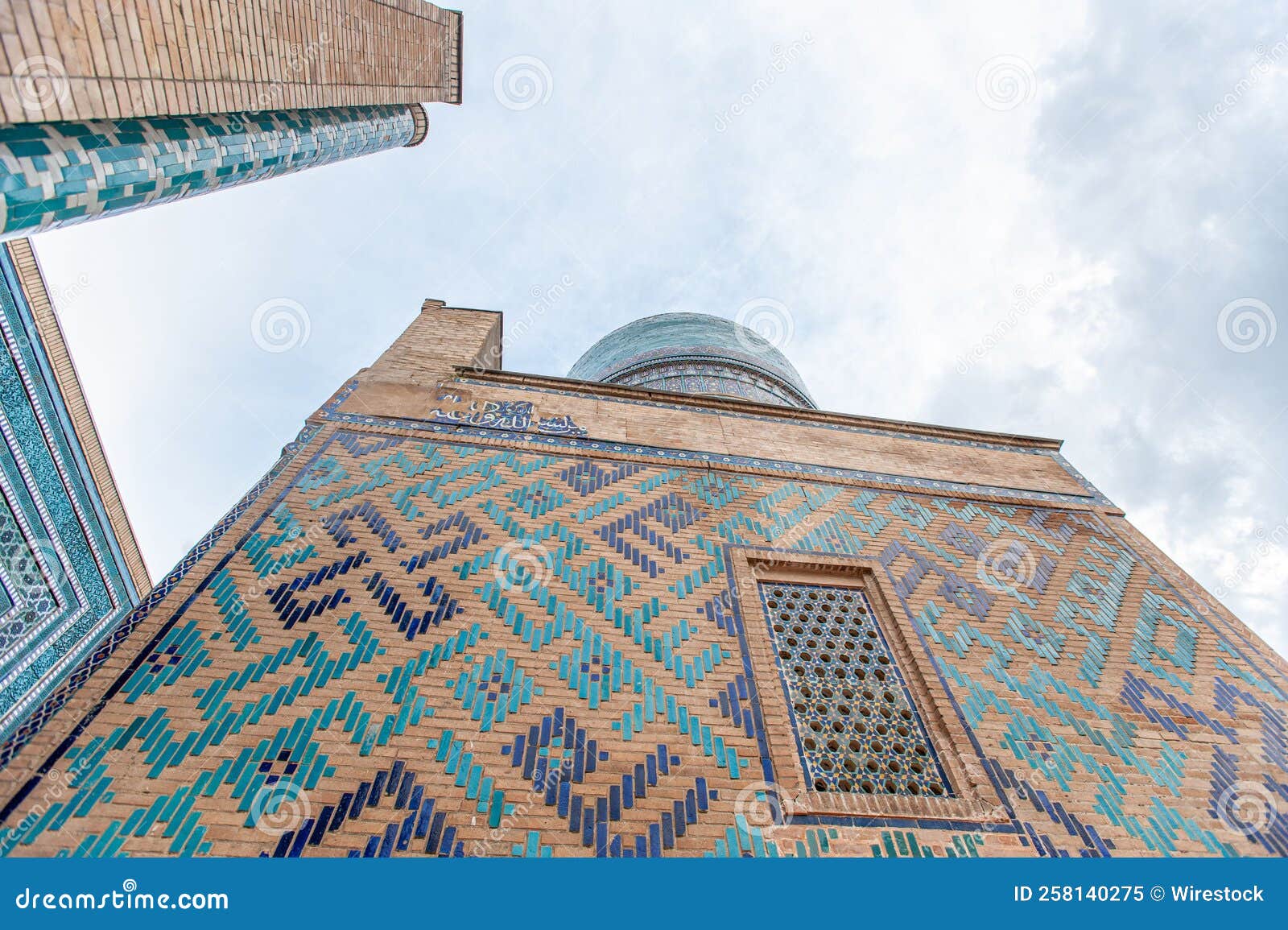 Shahi Zinda Memorial Complex in Samarkand, Uzbekistan Stock Image ...