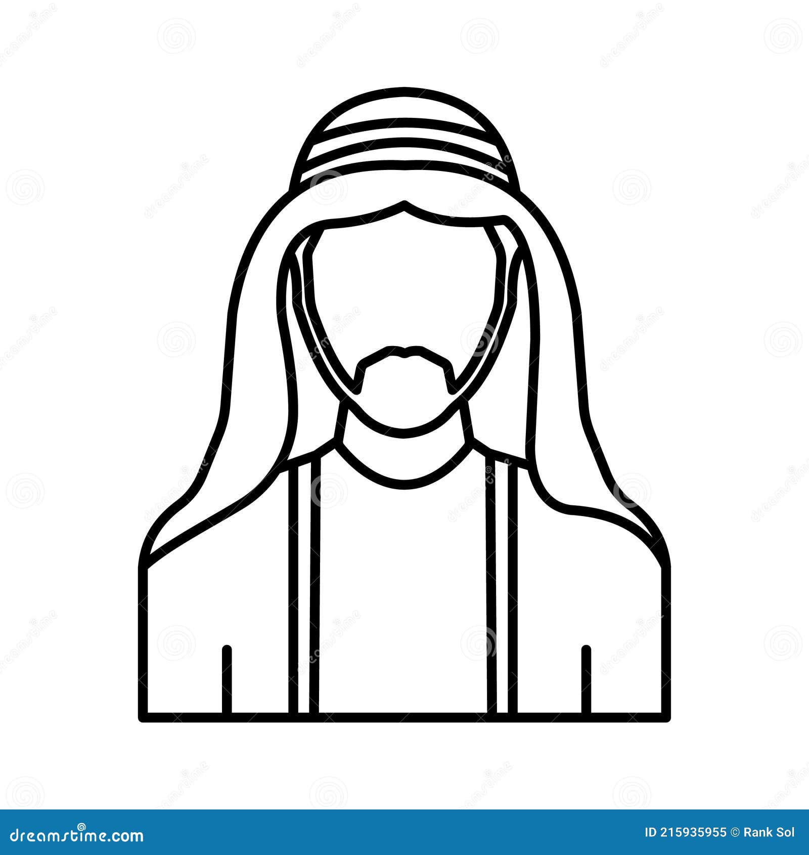 Shaikh Isolated Vector Icon Which Can Easily Modify or Edit Stock ...