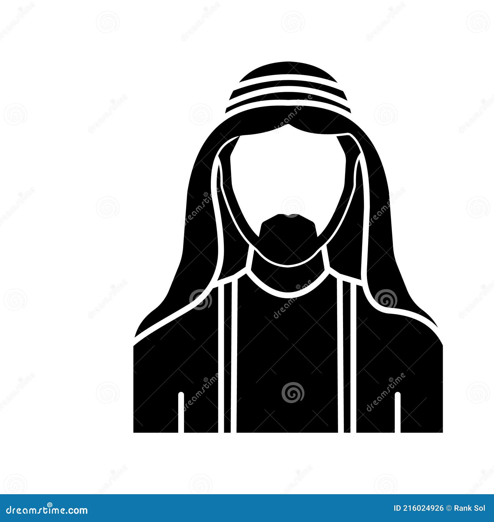 Shaikh Isolated Vector Icon Which Can Easily Modify or Edit Stock ...