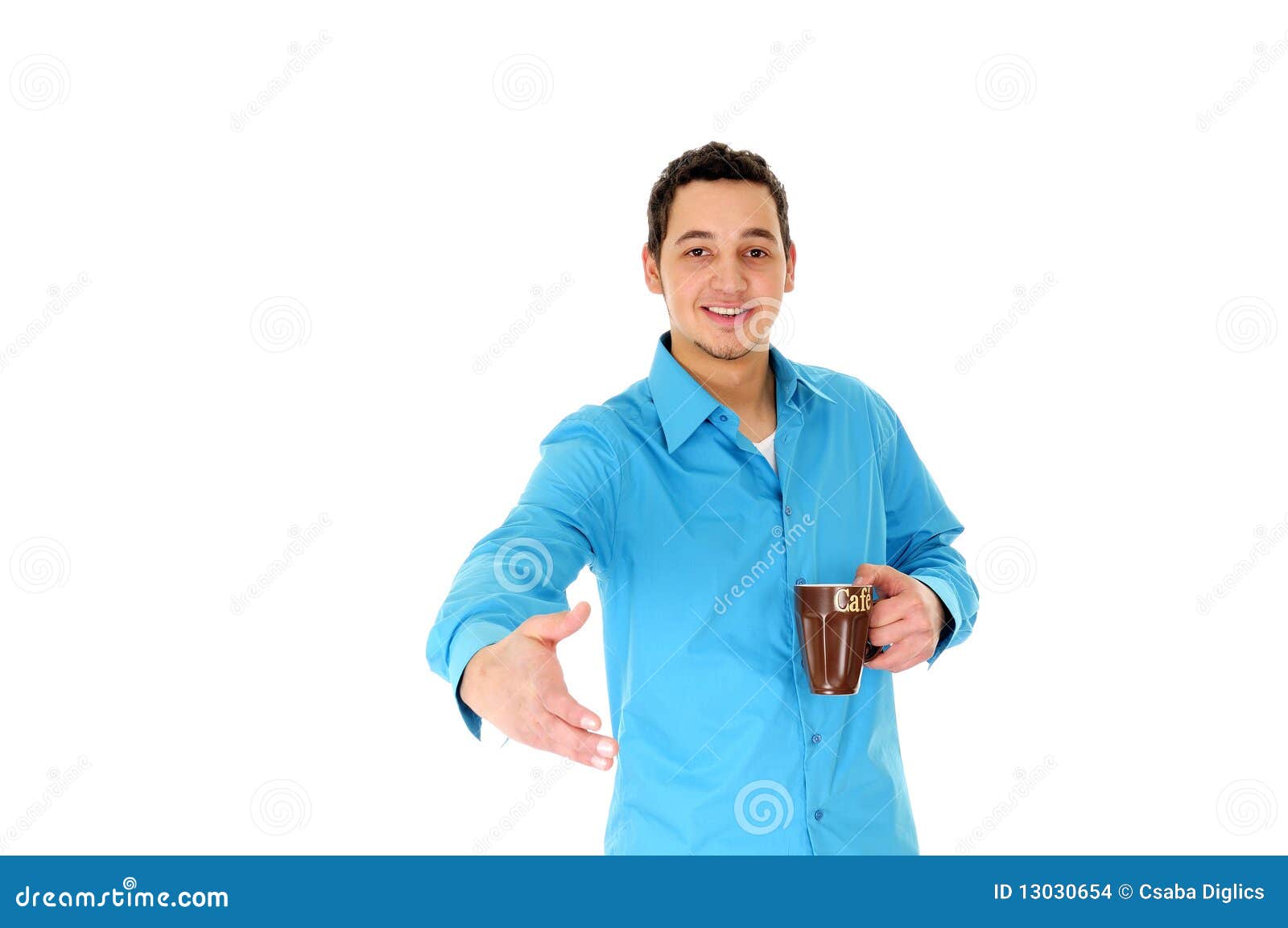 Shake on it stock photo. Image of trendy, success, blue - 13030654