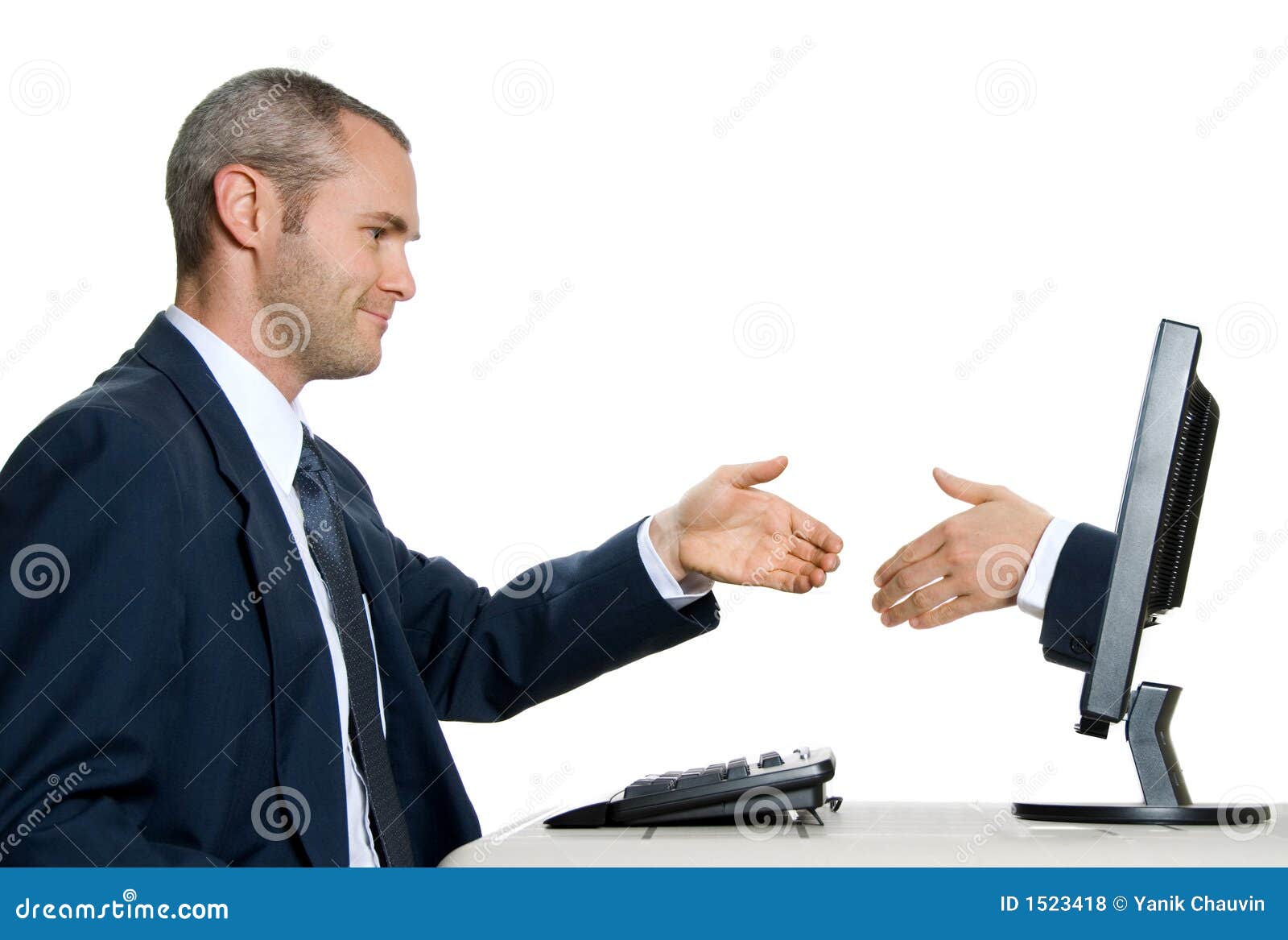 Shake on it stock photo. Image of office, communicate - 1523418
