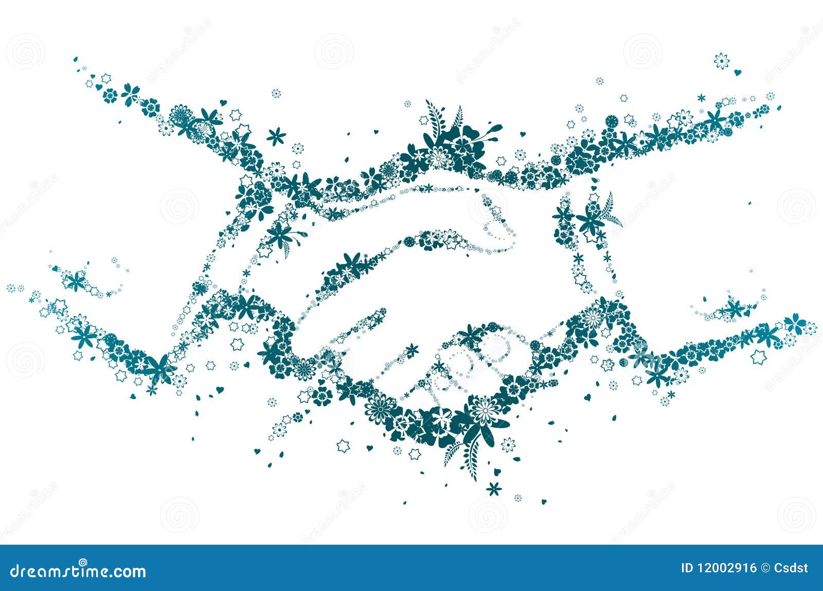 Shake hands stock vector. Illustration of design, hand - 12002916