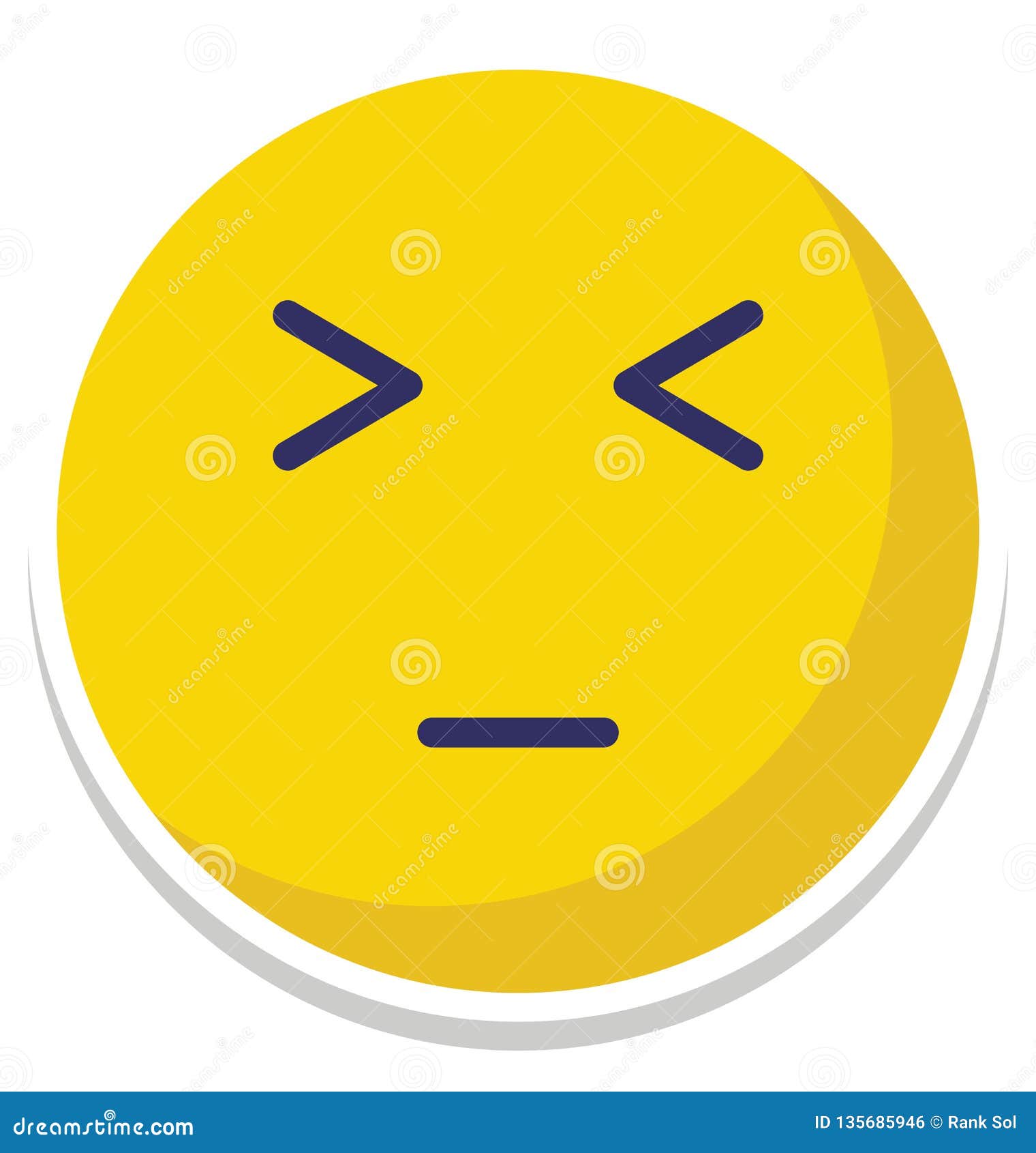 Shake, Nodding Vector Isolated Icon Which Can Easily Modify or Edit ...