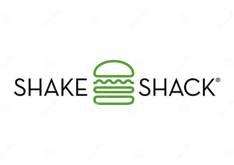 Shake Shack Logo stock illustration. Illustration of burger - 263409722
