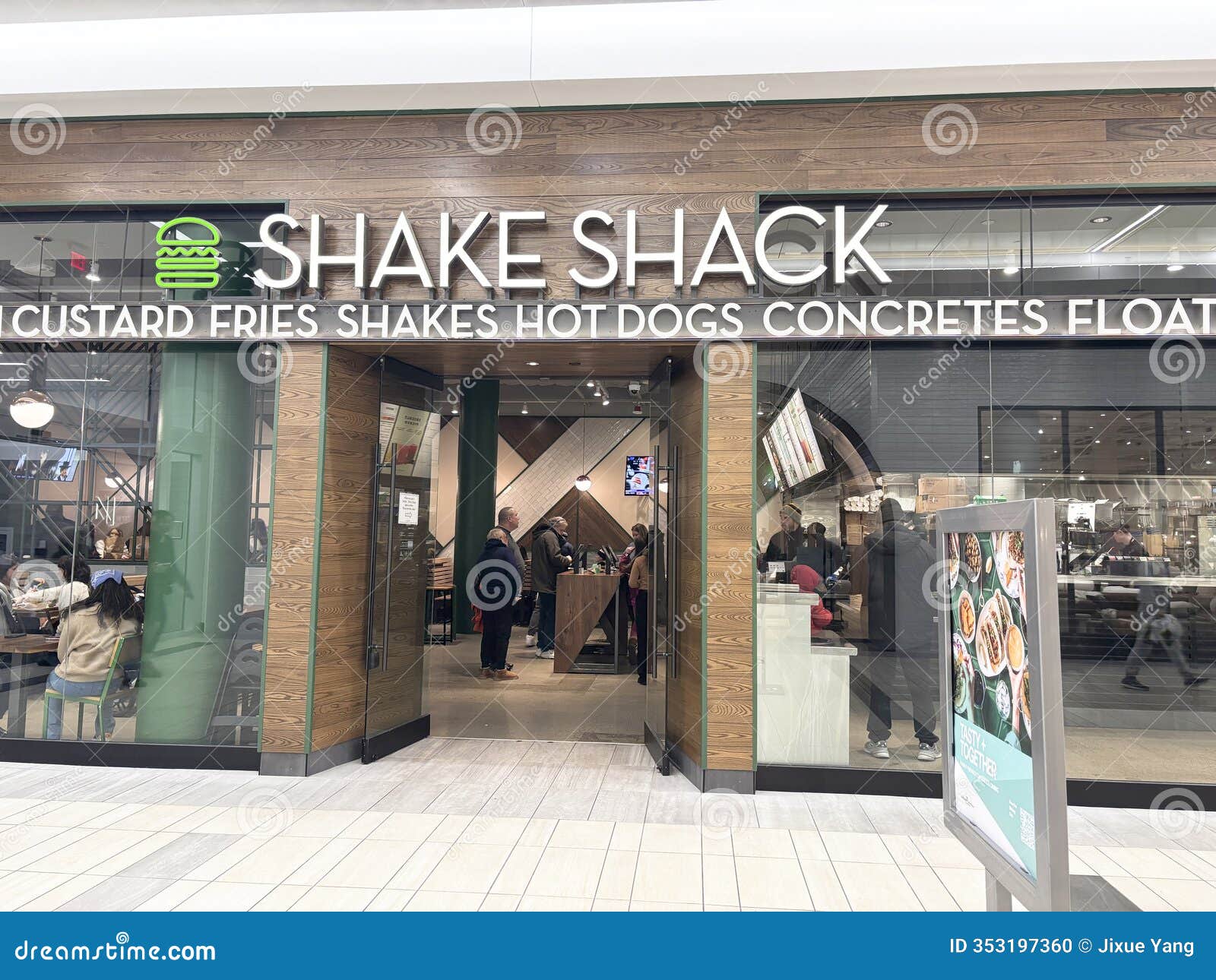 Shake Shack Store in Burlington Mall at Burlington, MA on January 4 ...