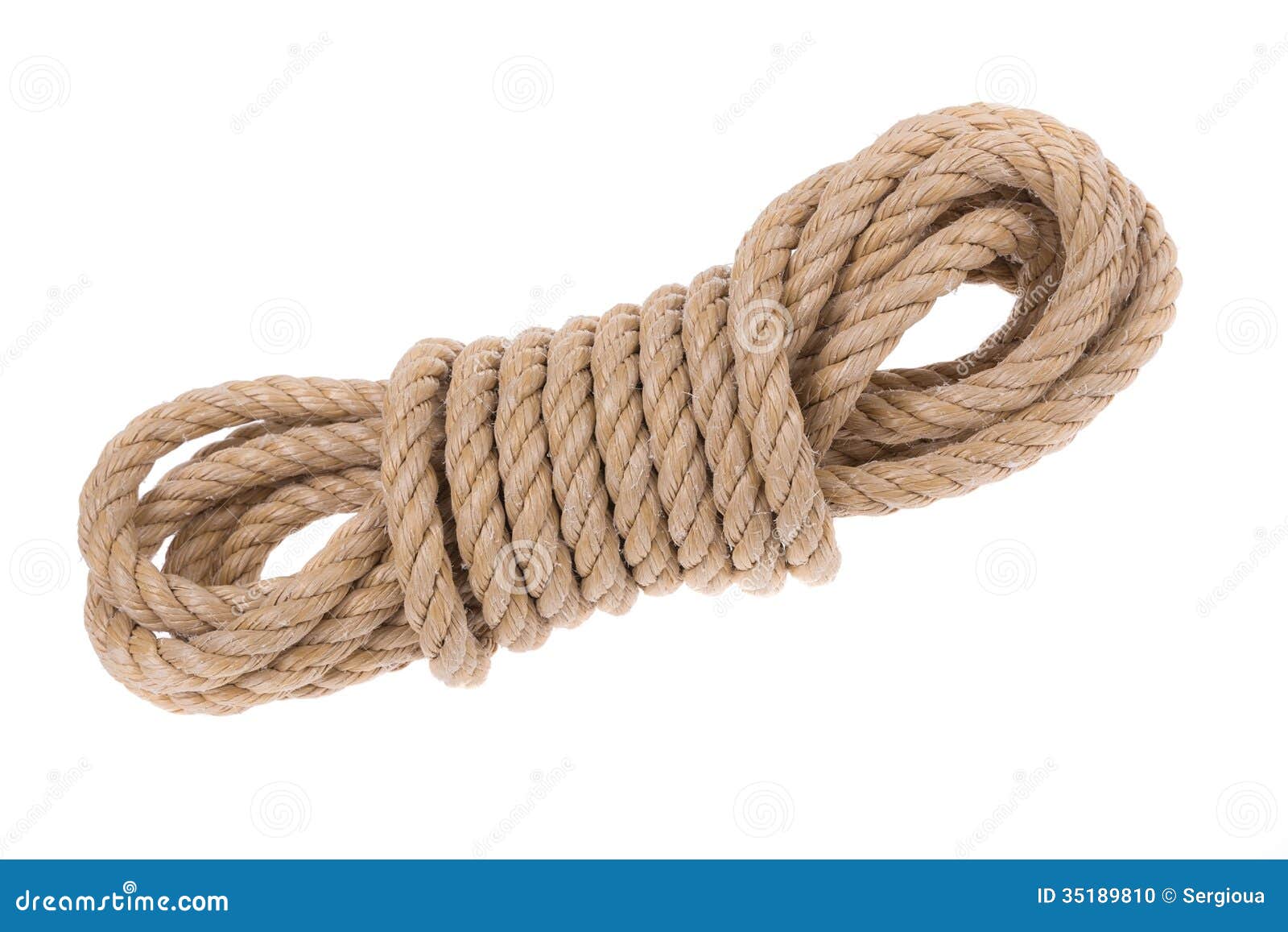 Shake Twisted Ropes for Different Jobs. Stock Photo - Image of piece ...