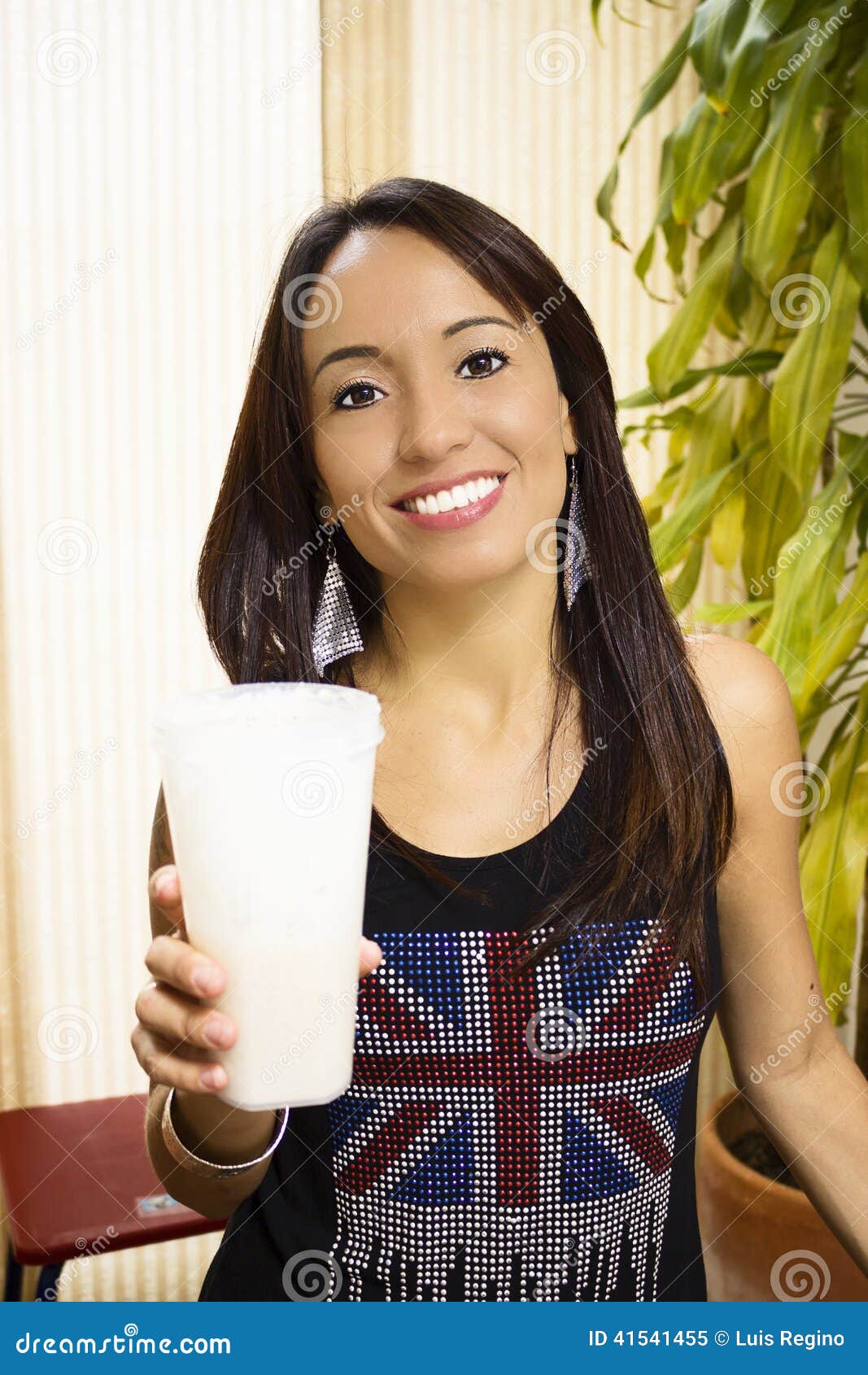 Shake stock image. Image of pretty, shake, happy, beverage - 41541455