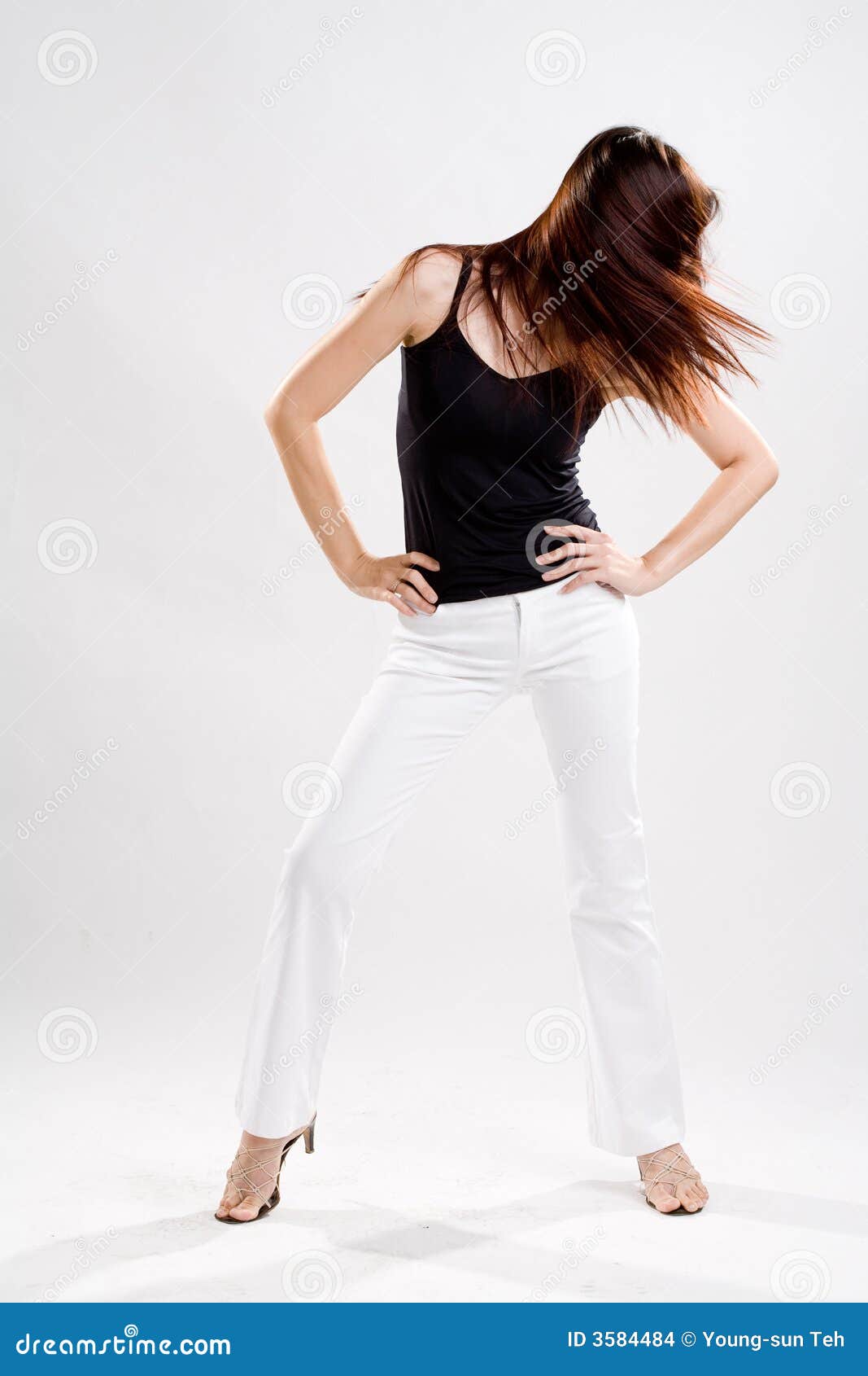 Shake your head stock photo. Image of caucasian, hair - 3584484