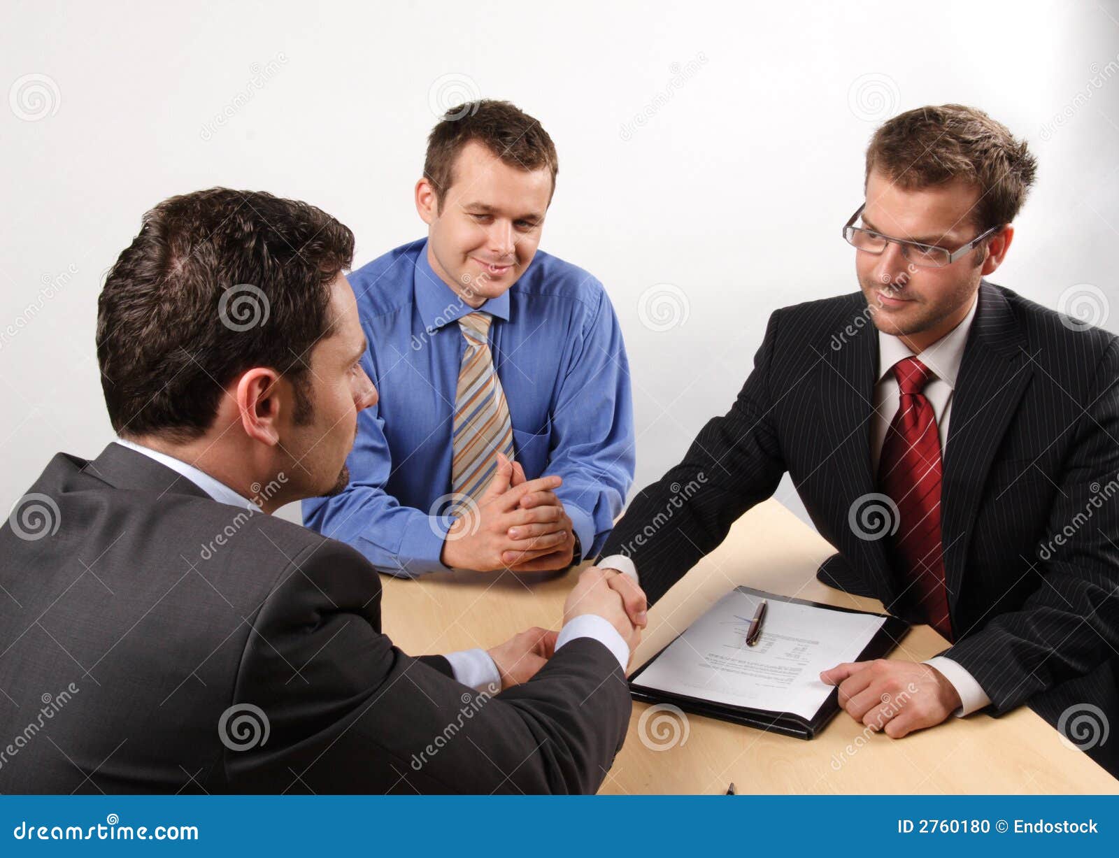 Shakehand Over Signed Contract Stock Photo - Image of compete, attorney ...