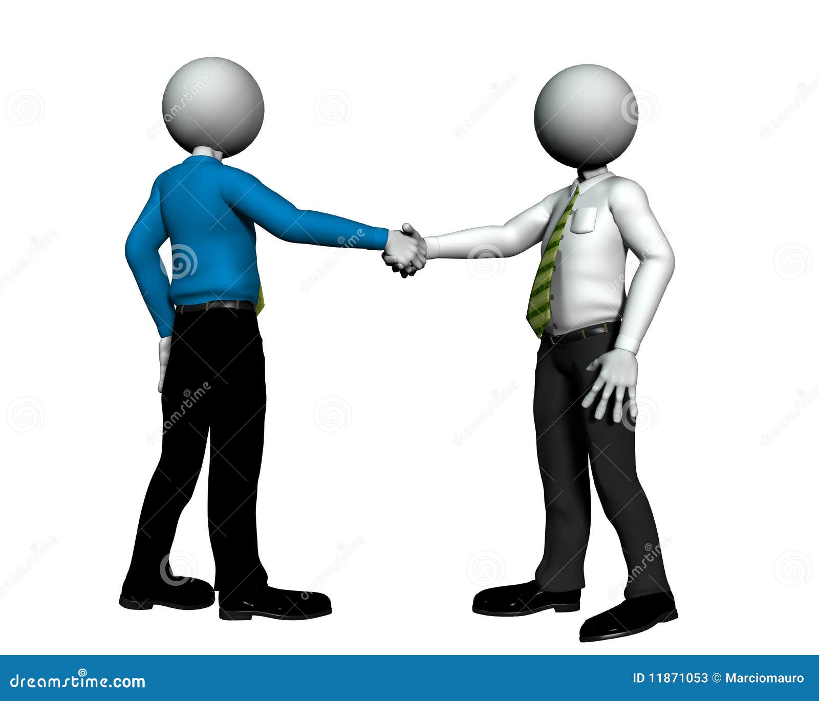 Shakehands stock illustration. Illustration of handschlag - 11871053