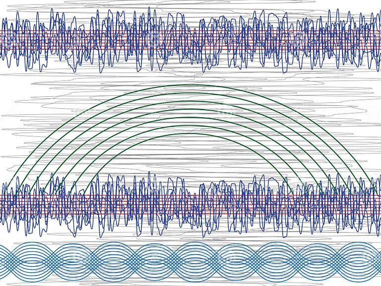 Shaken lines background stock vector. Illustration of abstract - 15078367