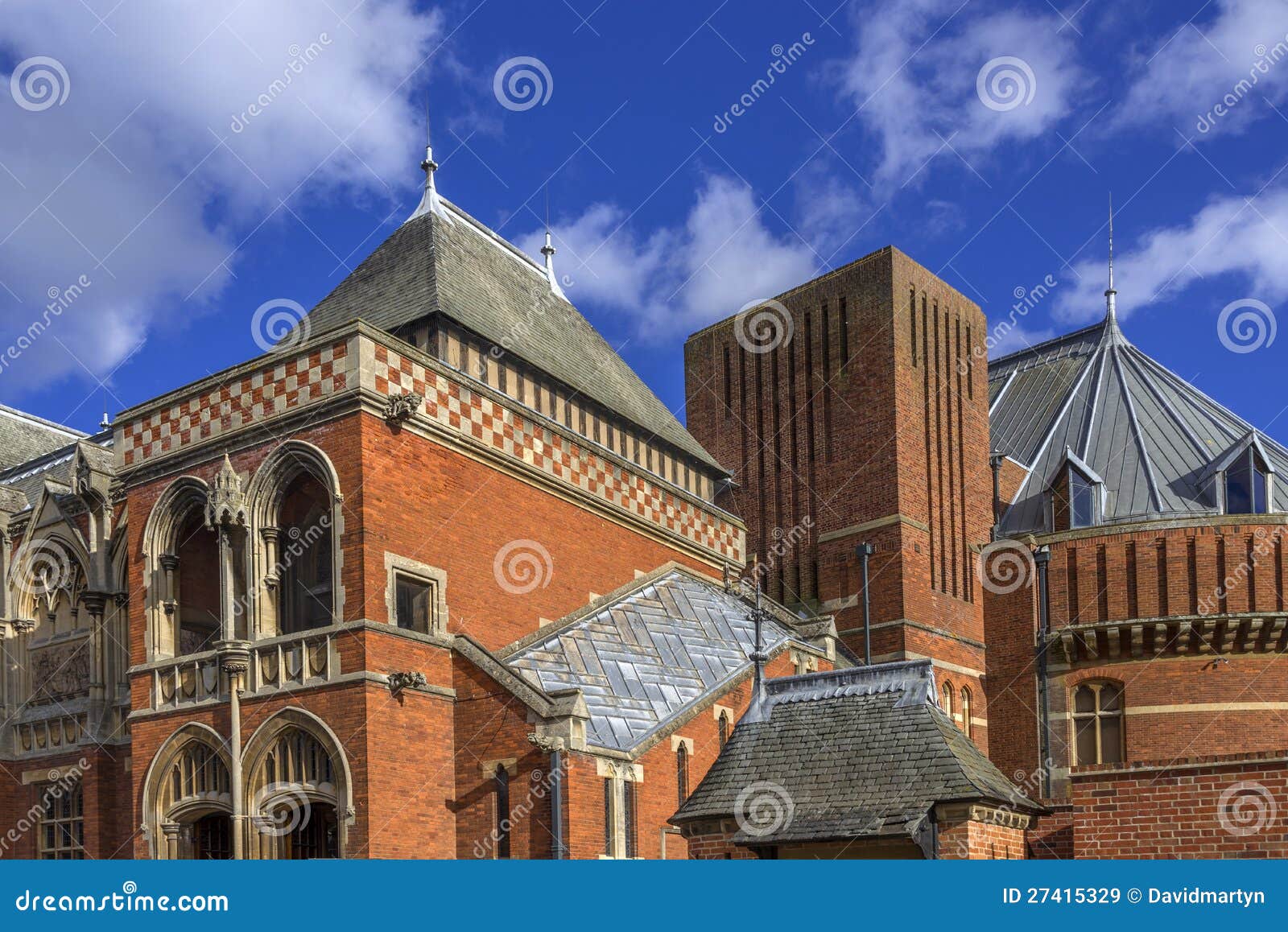 Shakepeare Memorial Theatre Stock Image - Image of britain, market ...