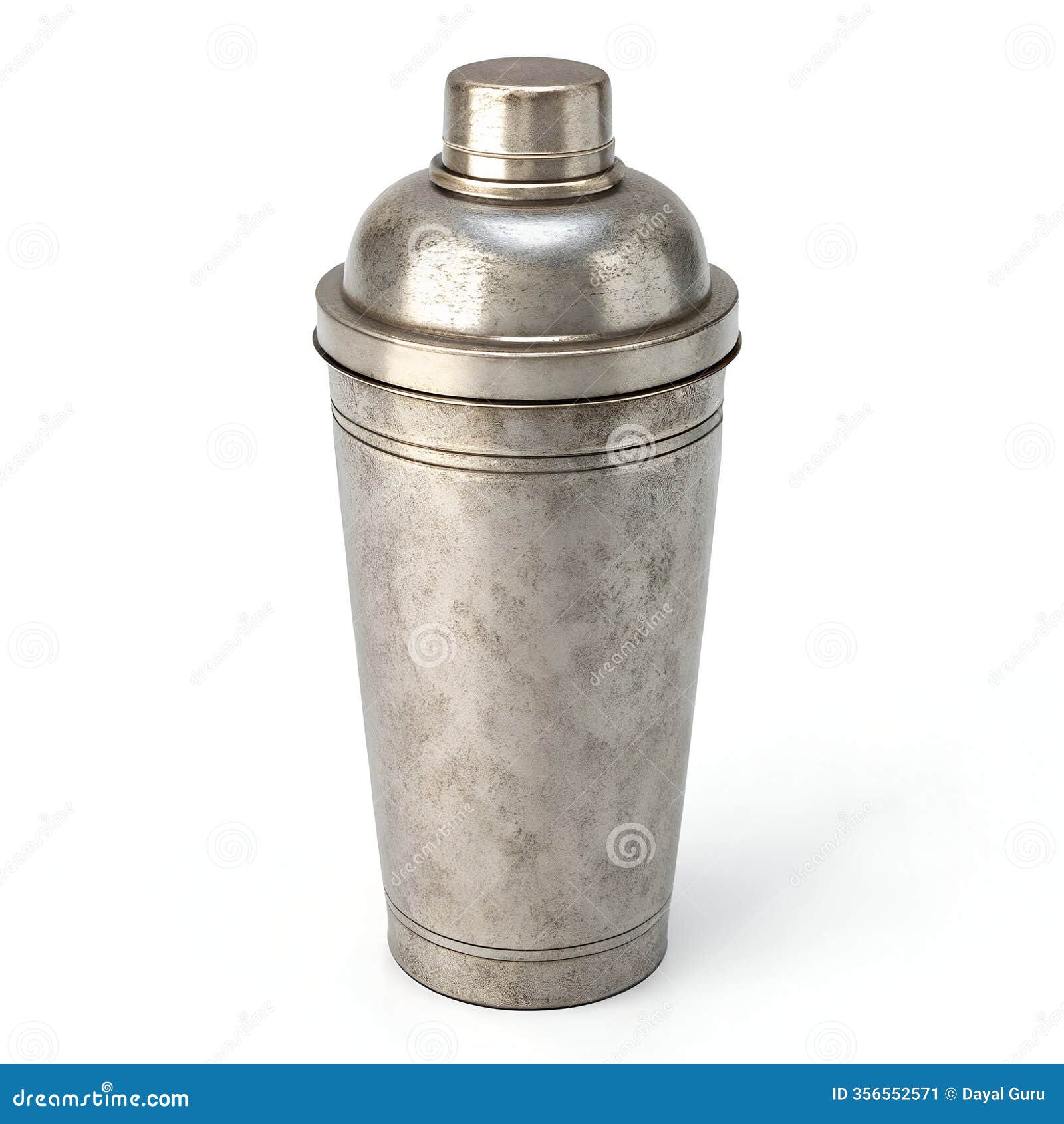 Shaker 3D Icon, Bar Equipment Symbol Isolated on White Background Stock ...