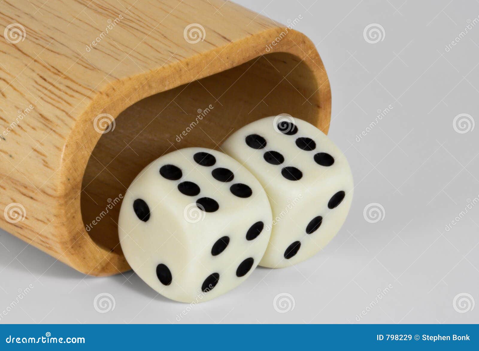 Shaker and Dice: 66 stock image. Image of boxcars, double - 798229