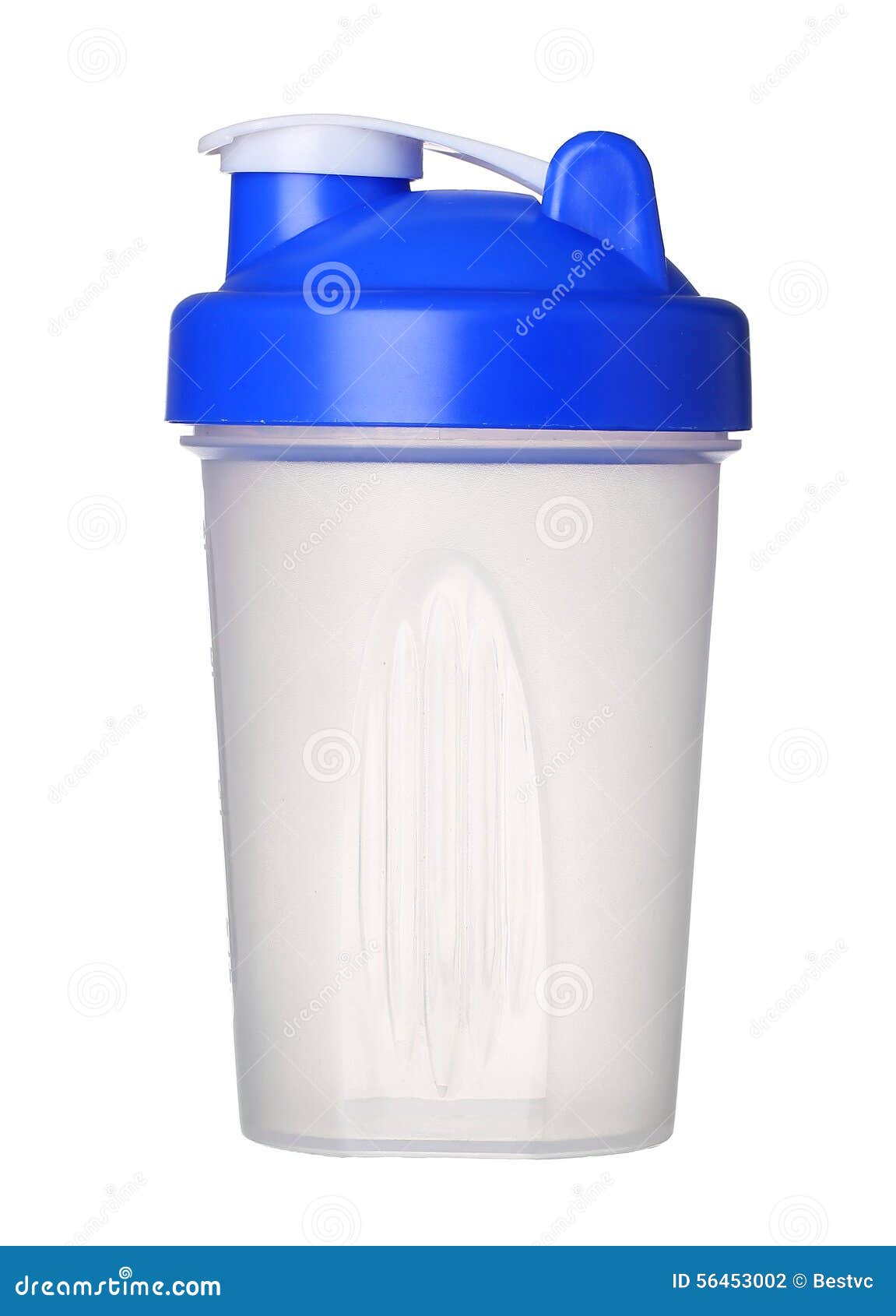 Shaker for Protein Powder Isolated on White Stock Photo - Image of ...